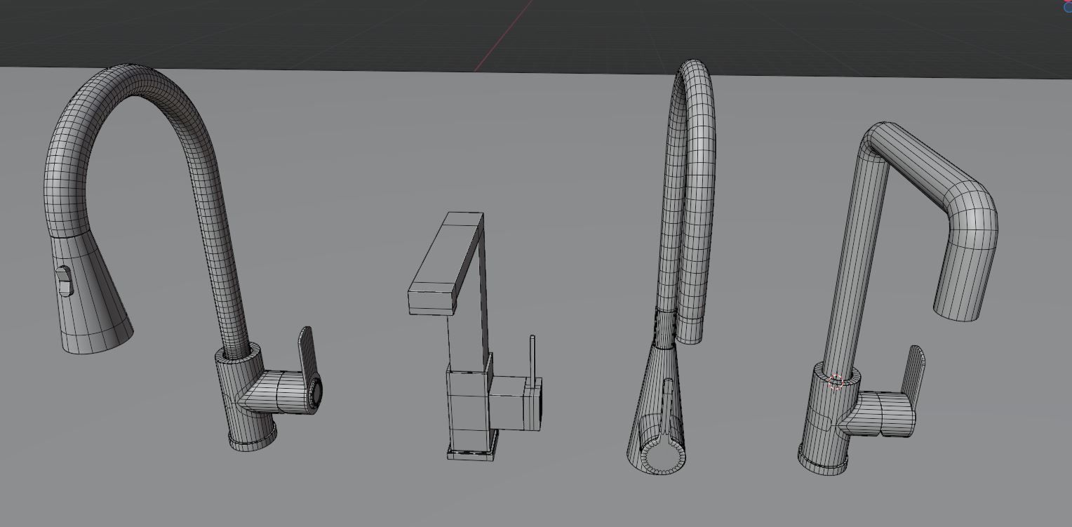 Faucet Collection 3D model | CGTrader