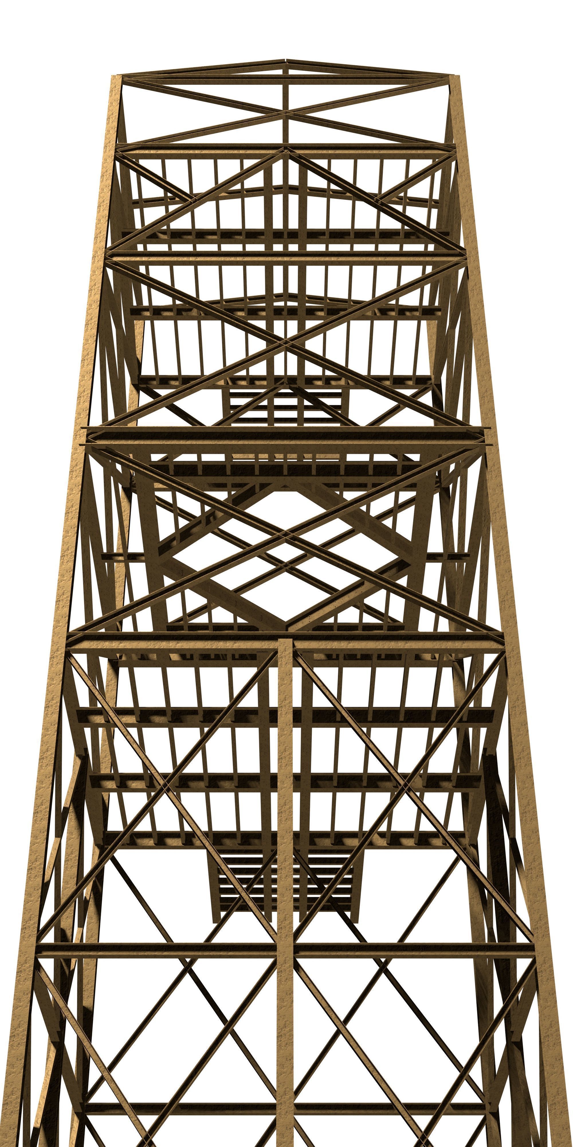 Structure for machine support 3D model | CGTrader