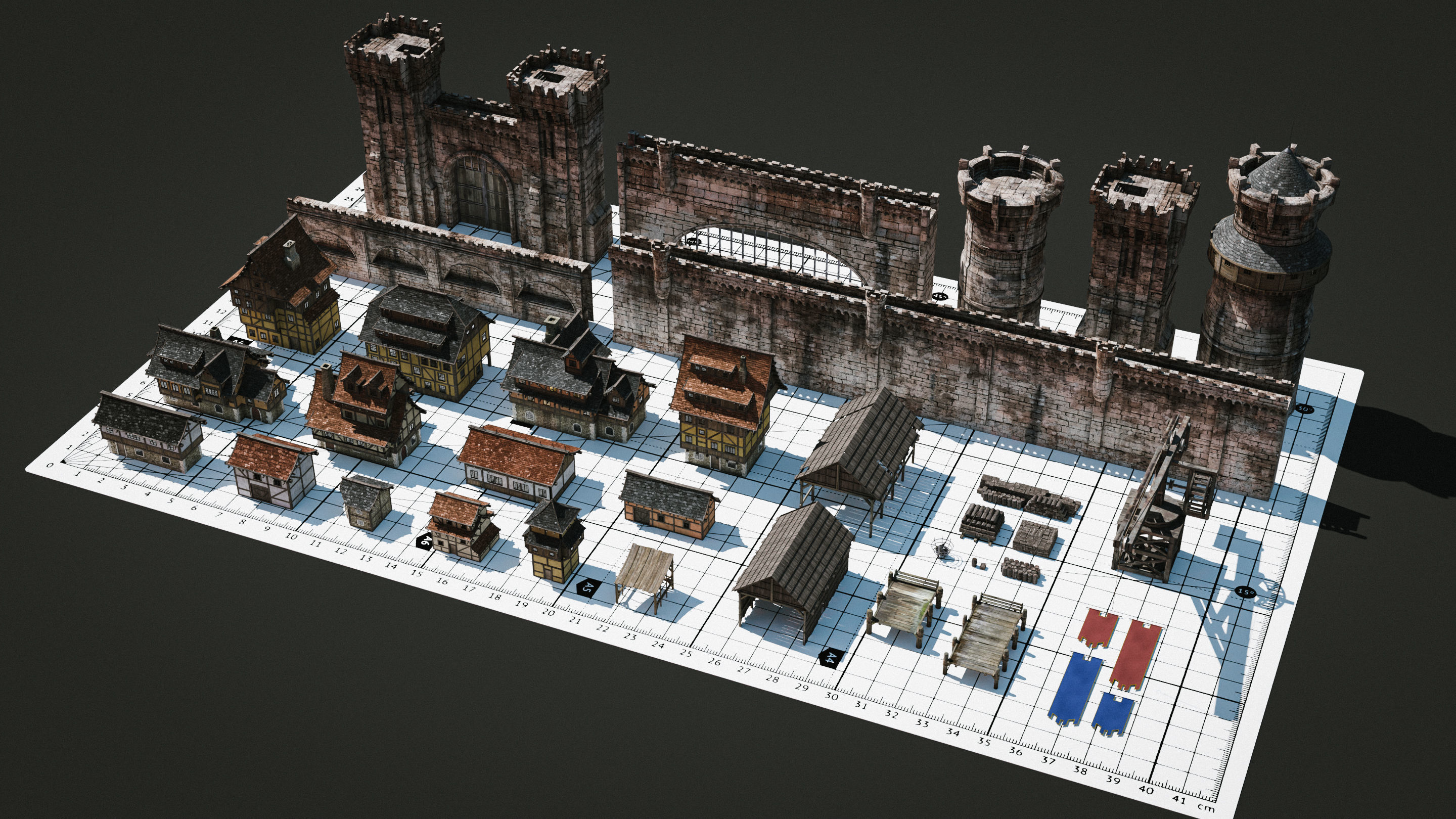 Medievel Fantasy Kit 3D model | CGTrader