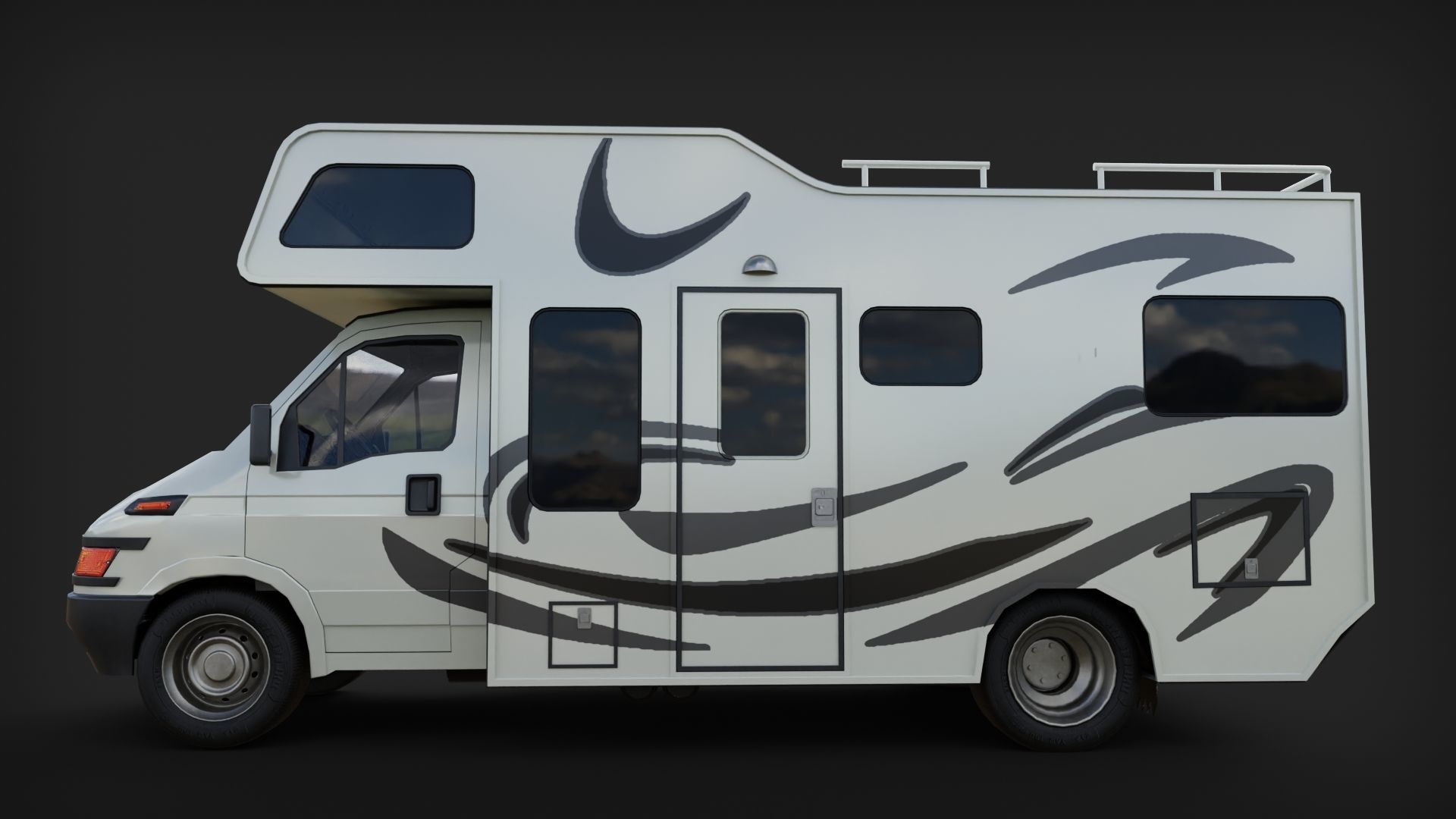 3D model motor home rv camper van VR / AR / low-poly | CGTrader