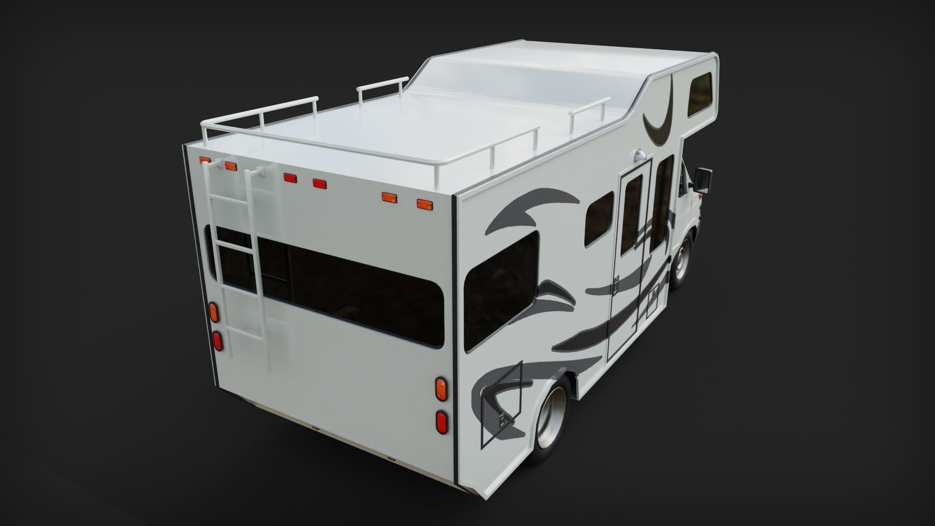 3D model motor home rv camper van VR / AR / low-poly | CGTrader