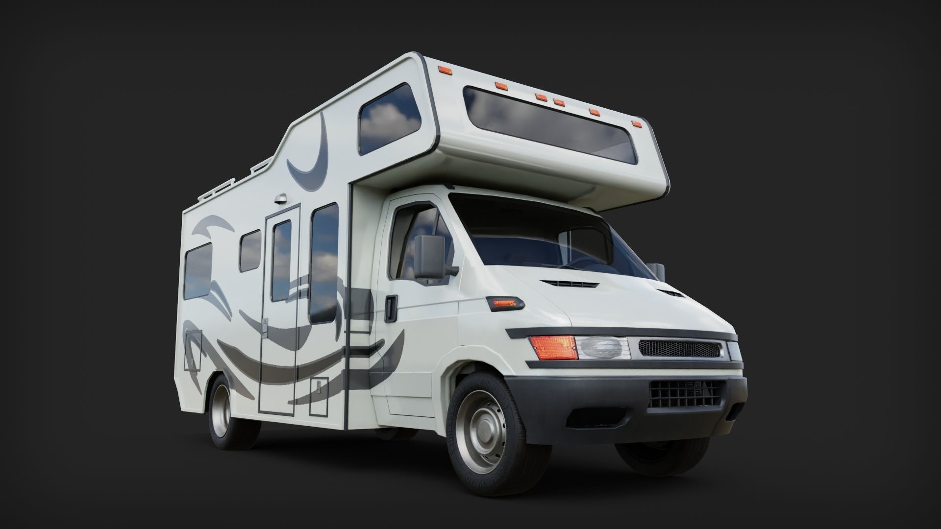 3D model motor home rv camper van VR / AR / low-poly | CGTrader