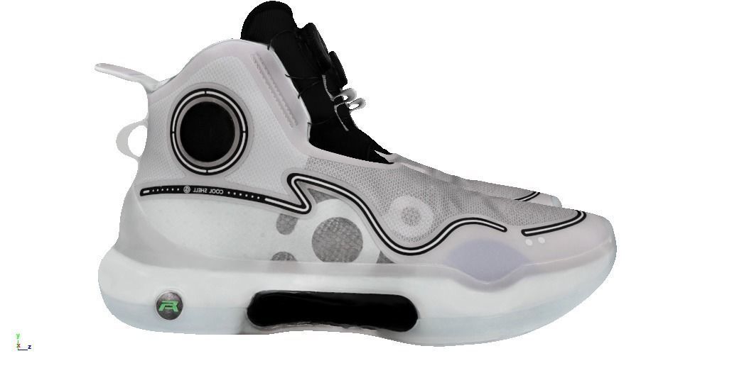 cyberpunk techwear sneaker trainer scifi future sneaker 45 3D model ...