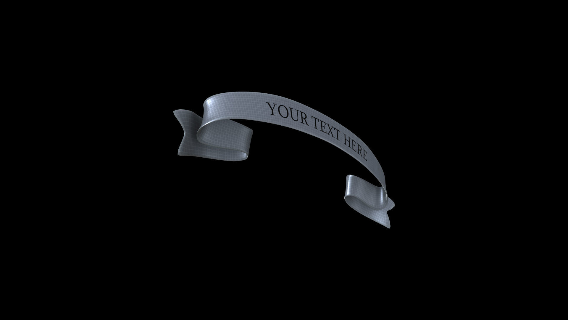 RIBN-001 Ribbon 3D model | CGTrader