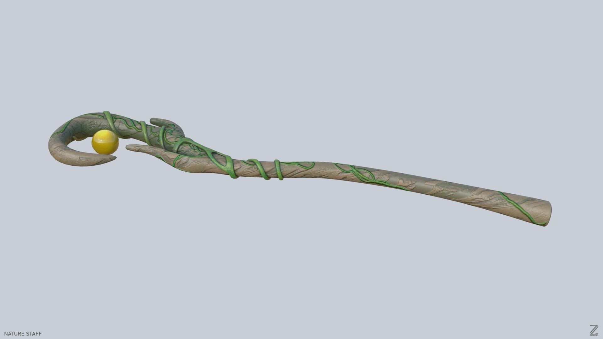 3D model Nature staff VR / AR / low-poly | CGTrader