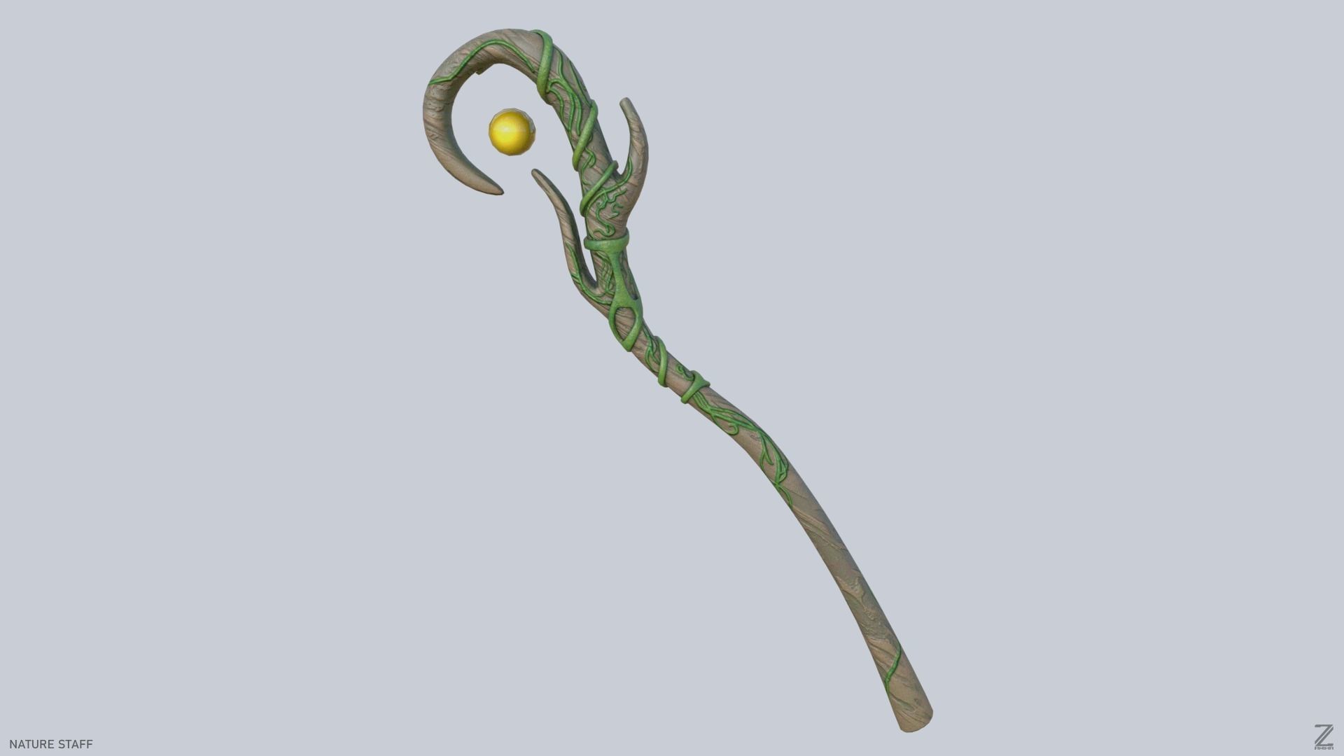 3D model Nature staff VR / AR / low-poly | CGTrader