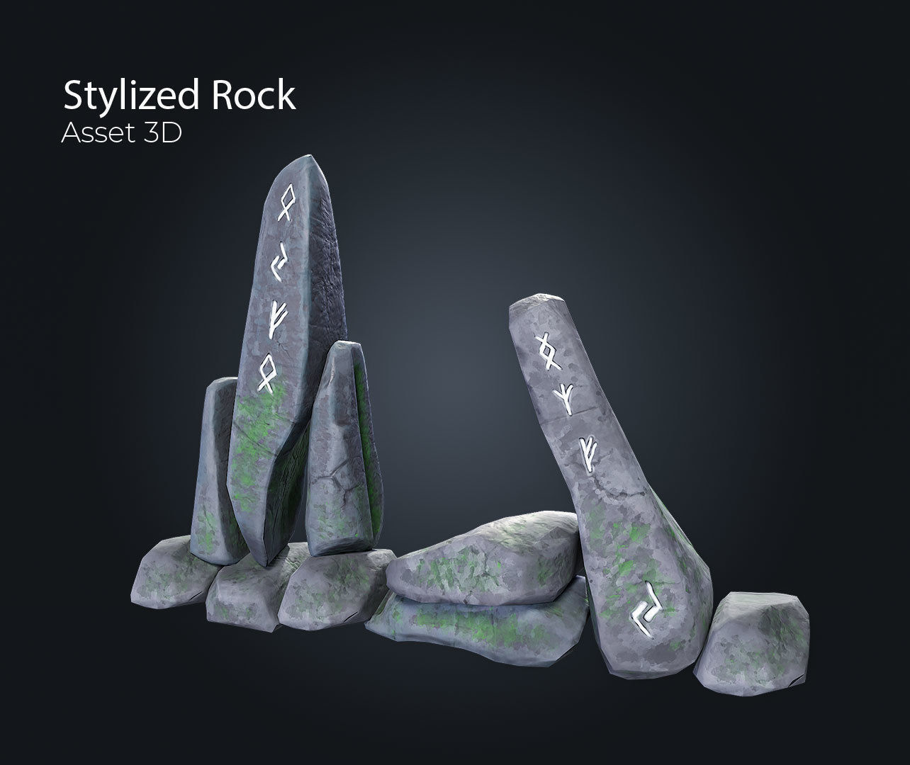 Stylized Rock V1 free VR / AR / low-poly 3D model | CGTrader