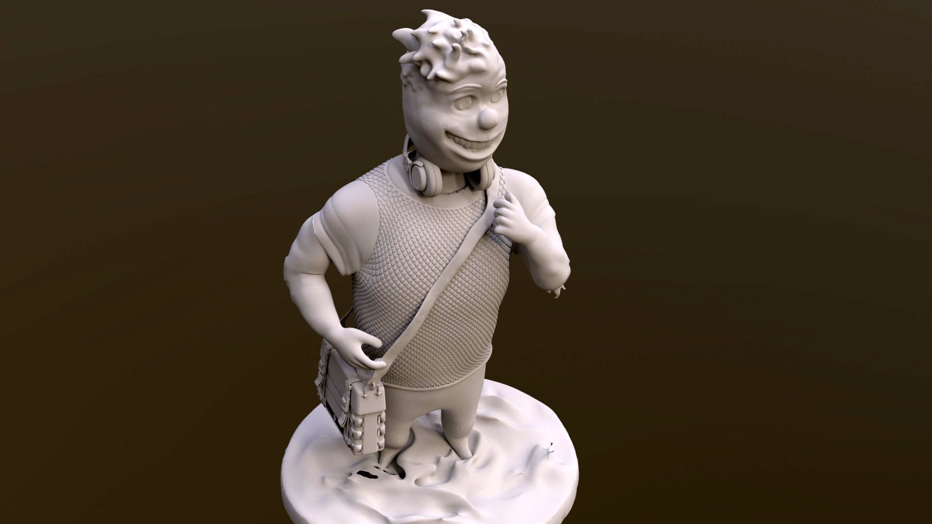 Pixar Elemental Wade Ripple printable 3D model 3D printable | CGTrader