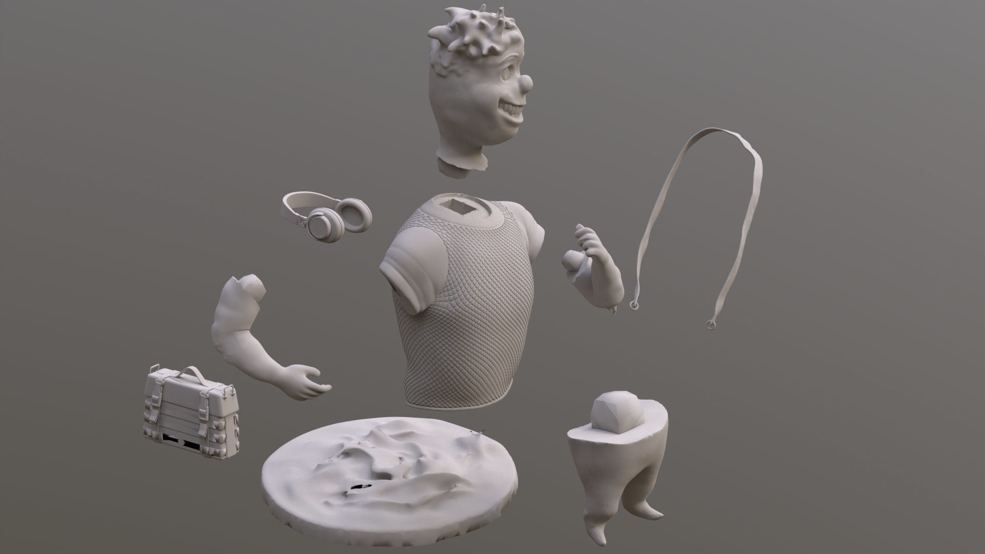 Pixar Elemental Wade Ripple printable 3D model 3D printable | CGTrader
