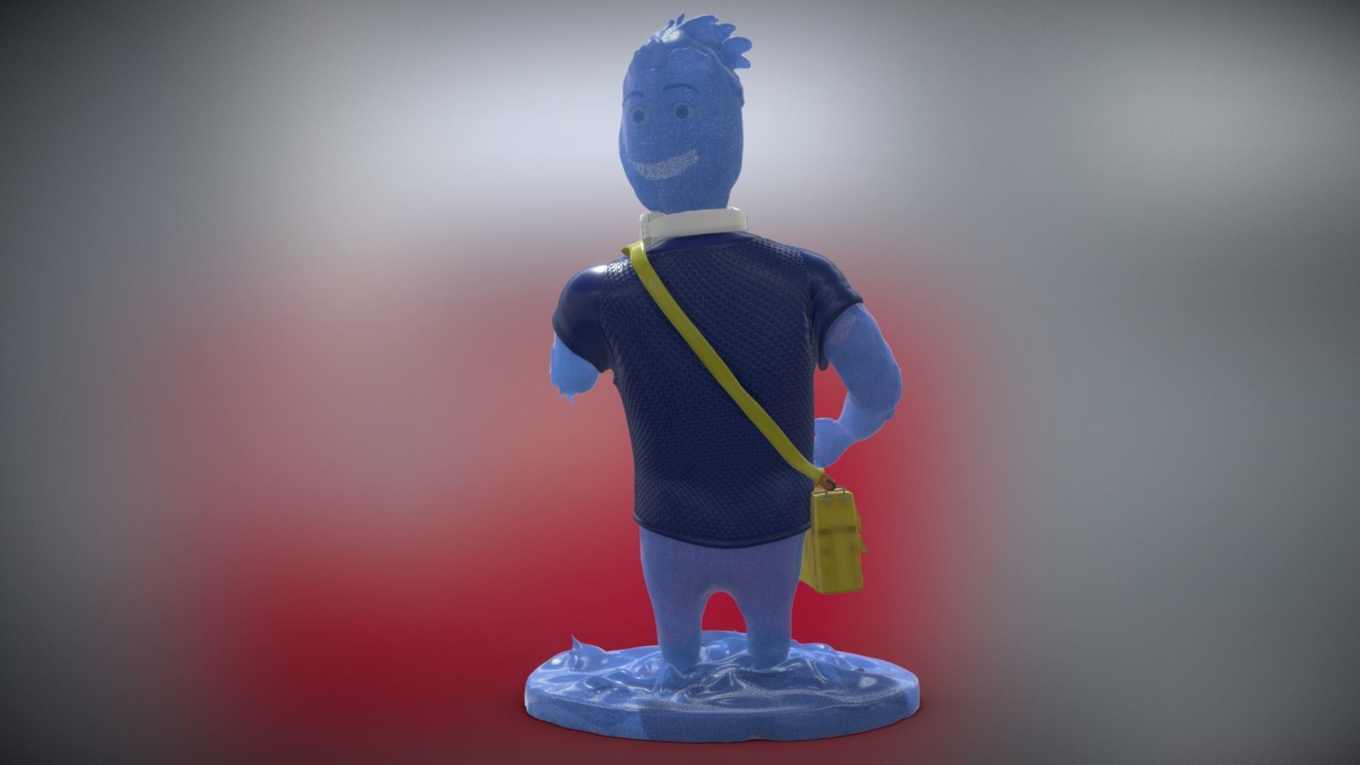Pixar Elemental Wade Ripple printable 3D model 3D printable | CGTrader