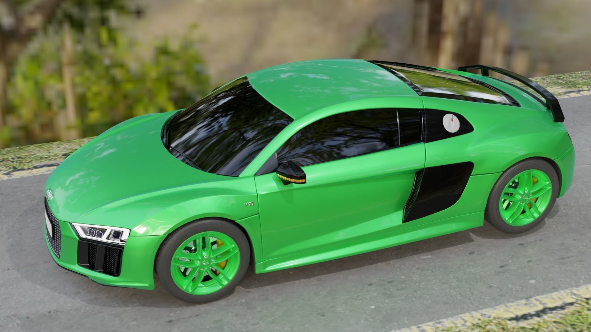 Audi R8 V10 Car Model 3D model | CGTrader