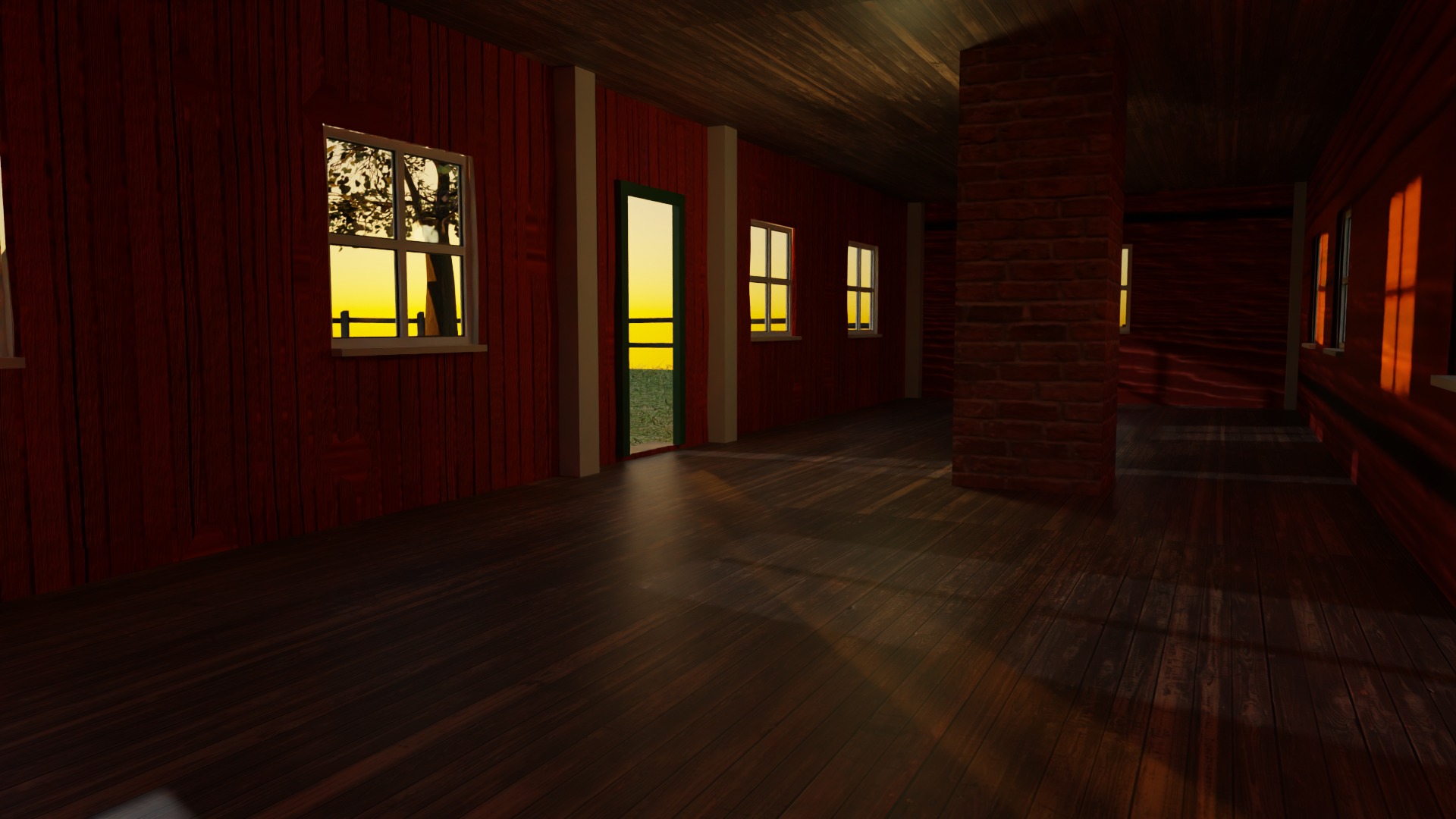 Old Swedish Allmoge House 3D model | CGTrader