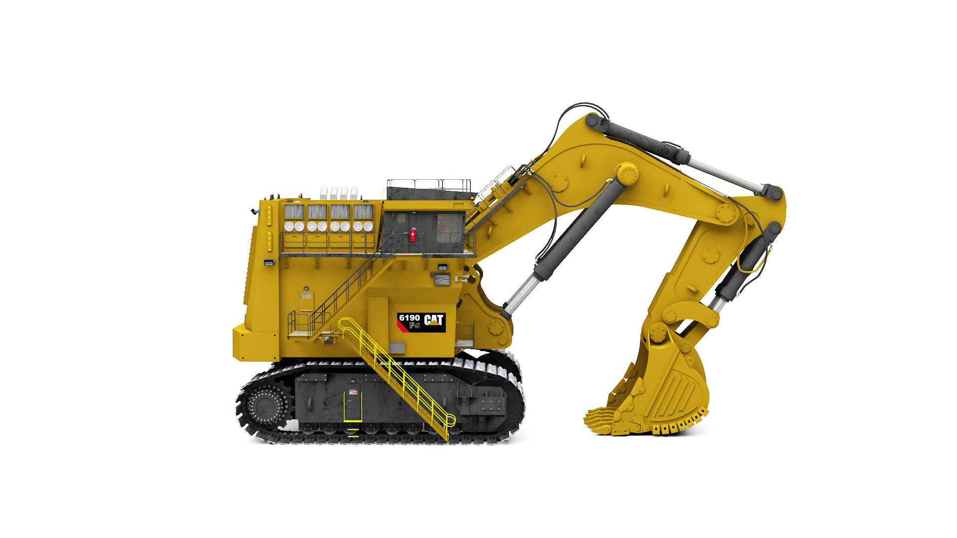 CAT shovel excavator cat 6190 3D model | CGTrader
