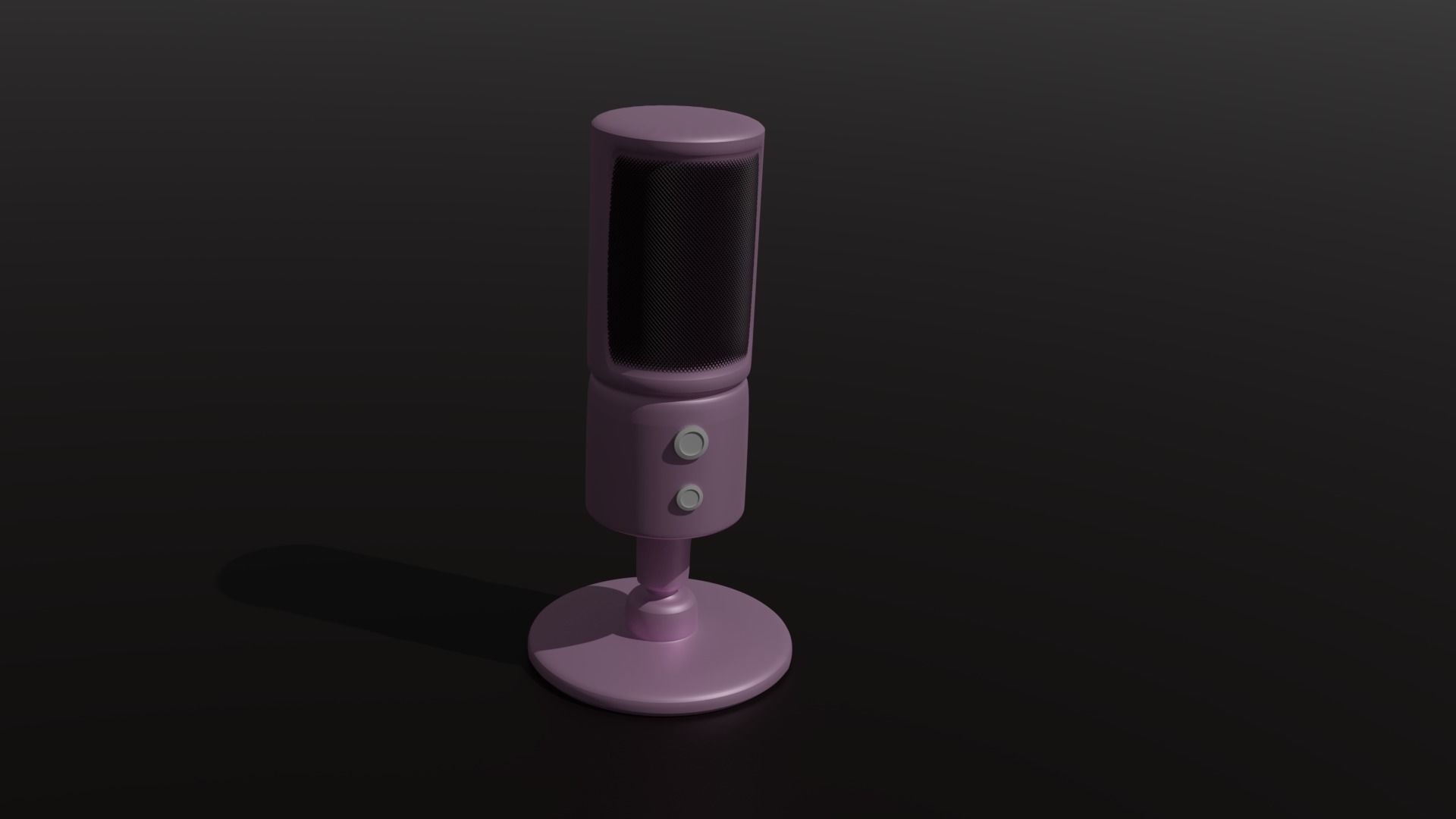 Microphone accurate 3D model free free VR / AR / low-poly 3D model ...