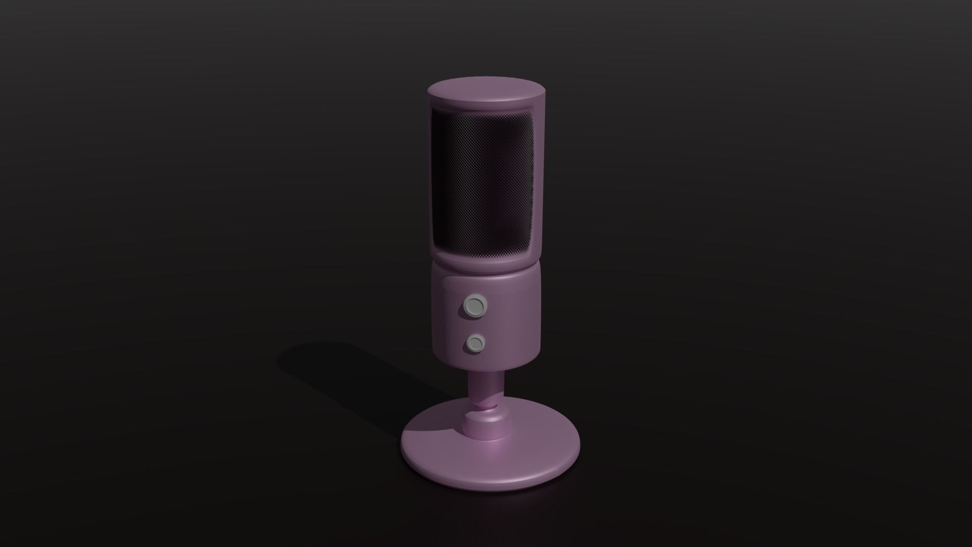 Microphone accurate 3D model free free VR / AR / low-poly 3D model ...