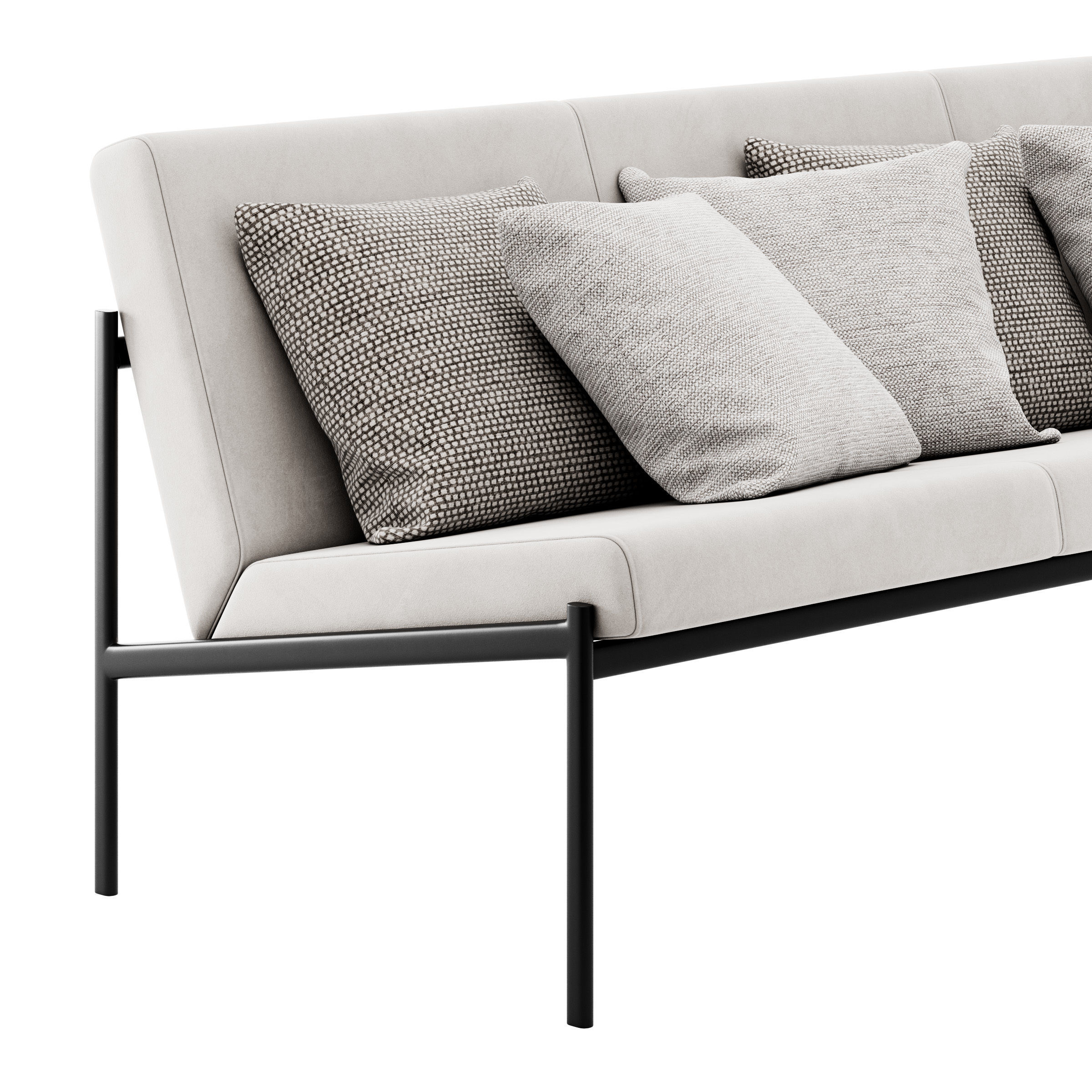 Kiki 3 seater Sofa by Artek 3D model | CGTrader