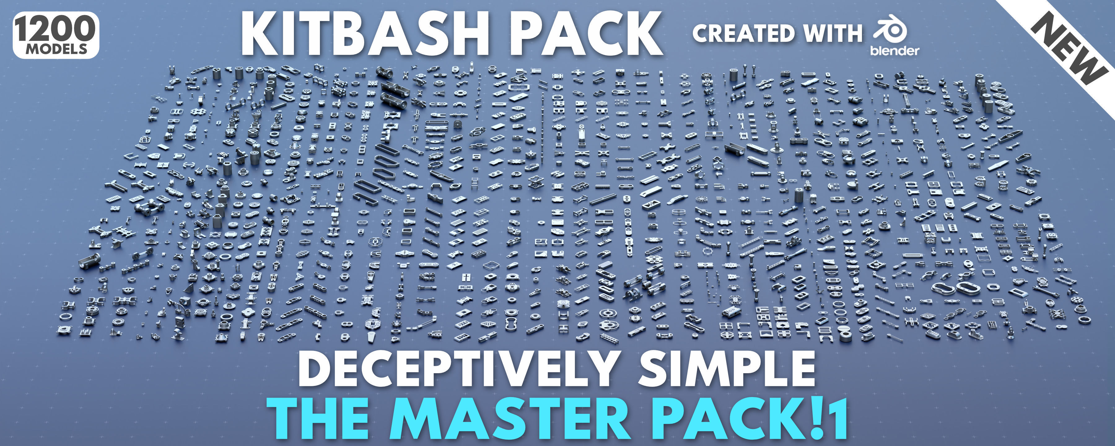 Factory Greeble Kitbash Master Bundle 1200 Models 3D model | CGTrader