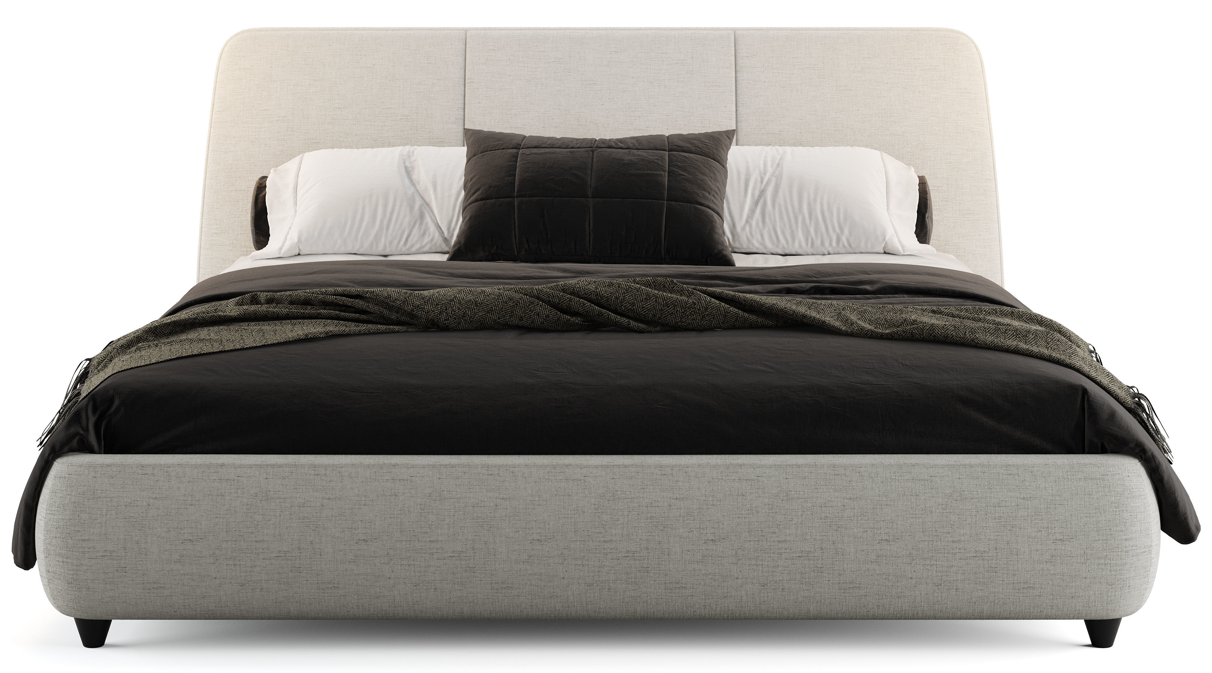 Kinnan Bed 3D model | CGTrader