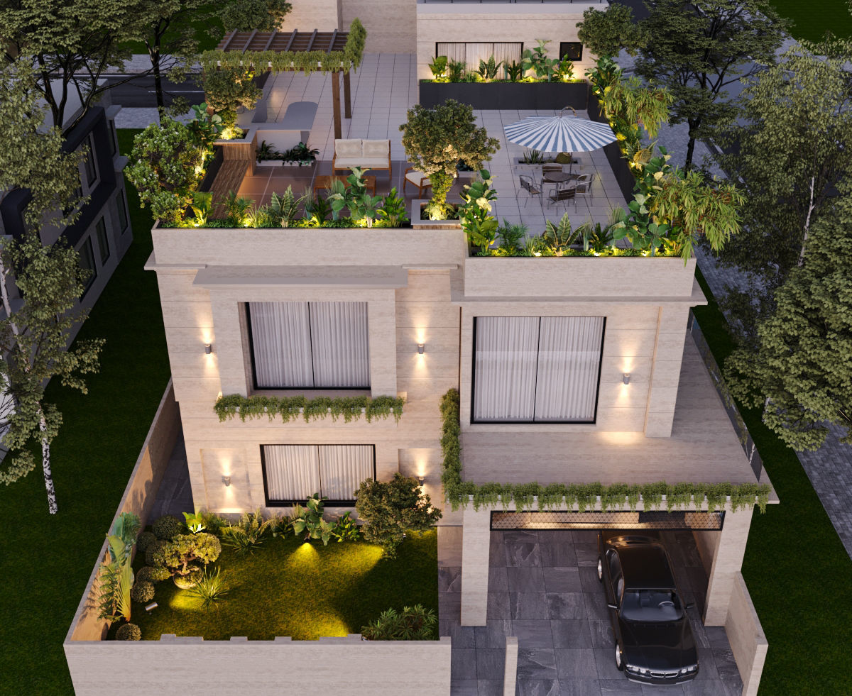 Terrace Garden 3D model | CGTrader