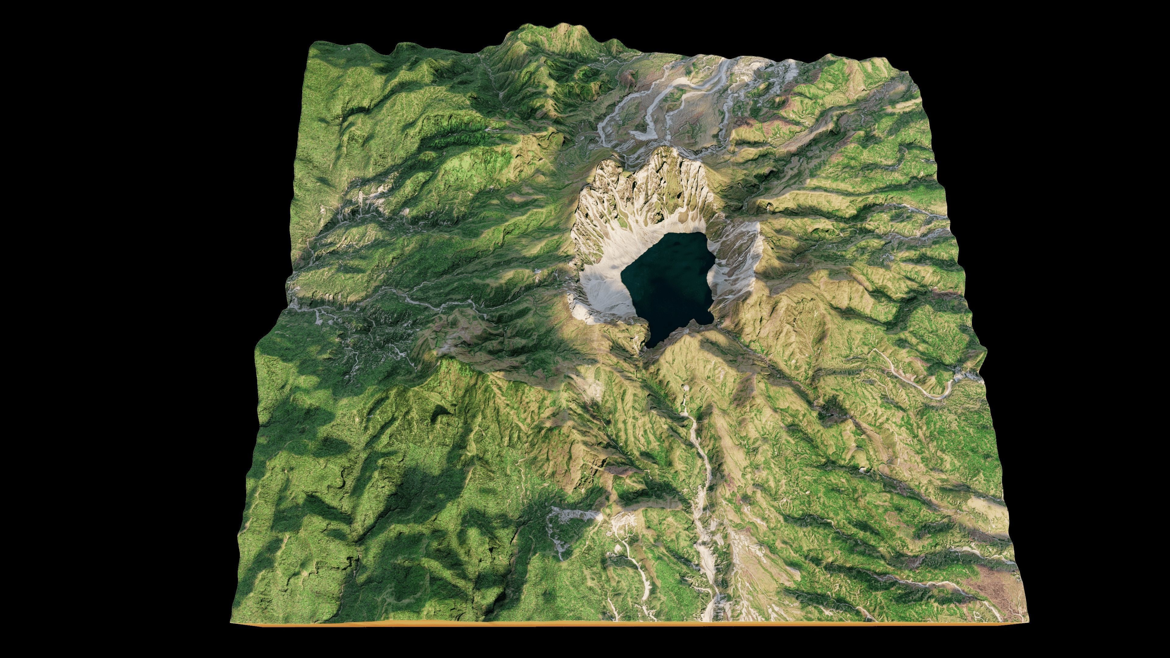 Mount Pinatubo 3d model terrain 3D model | CGTrader