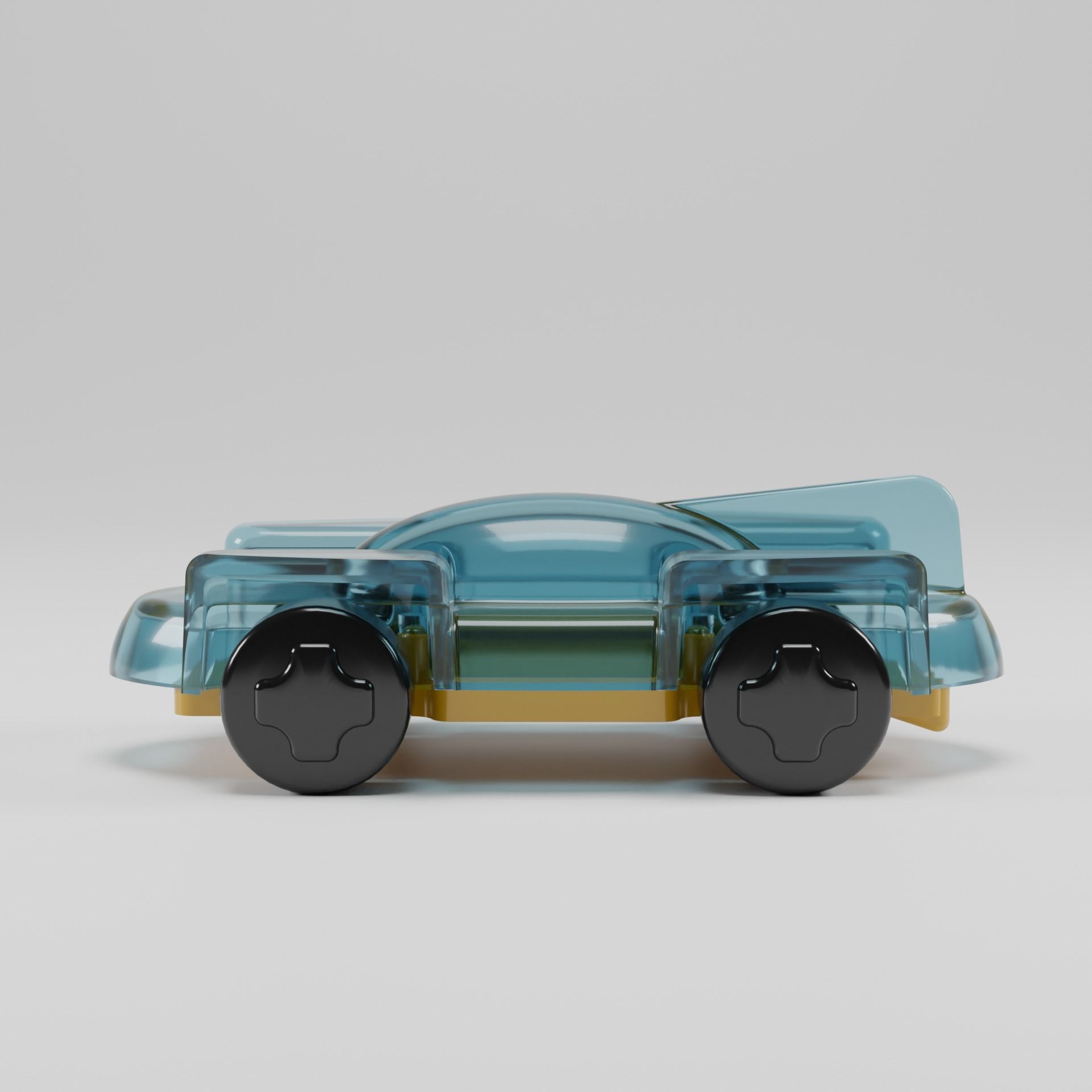 Plastic Toy Cars 3D model rigged | CGTrader