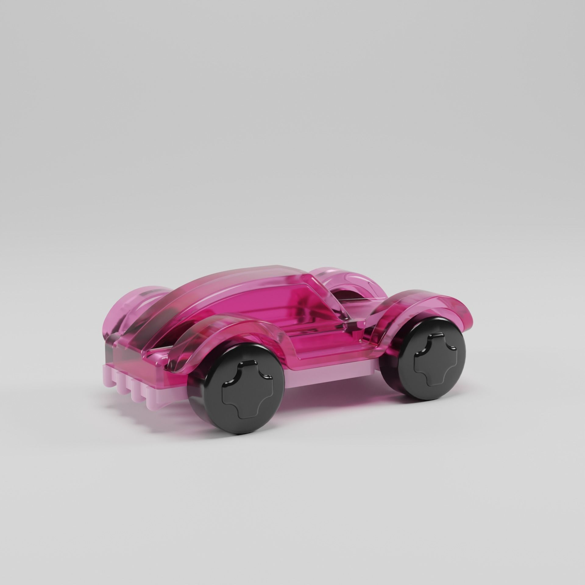 Plastic Toy Cars 3D model rigged | CGTrader