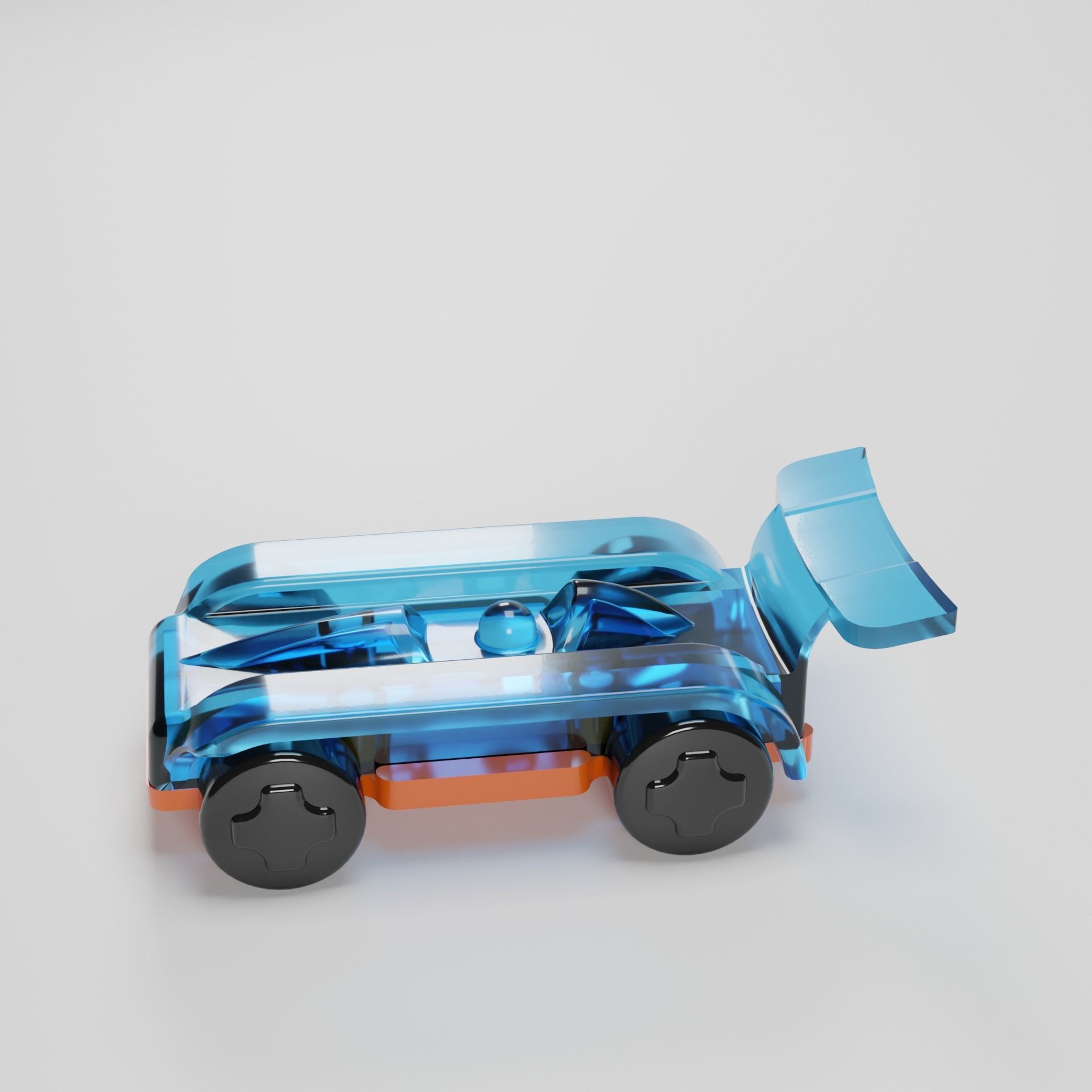 Plastic Toy Cars 3D model rigged | CGTrader