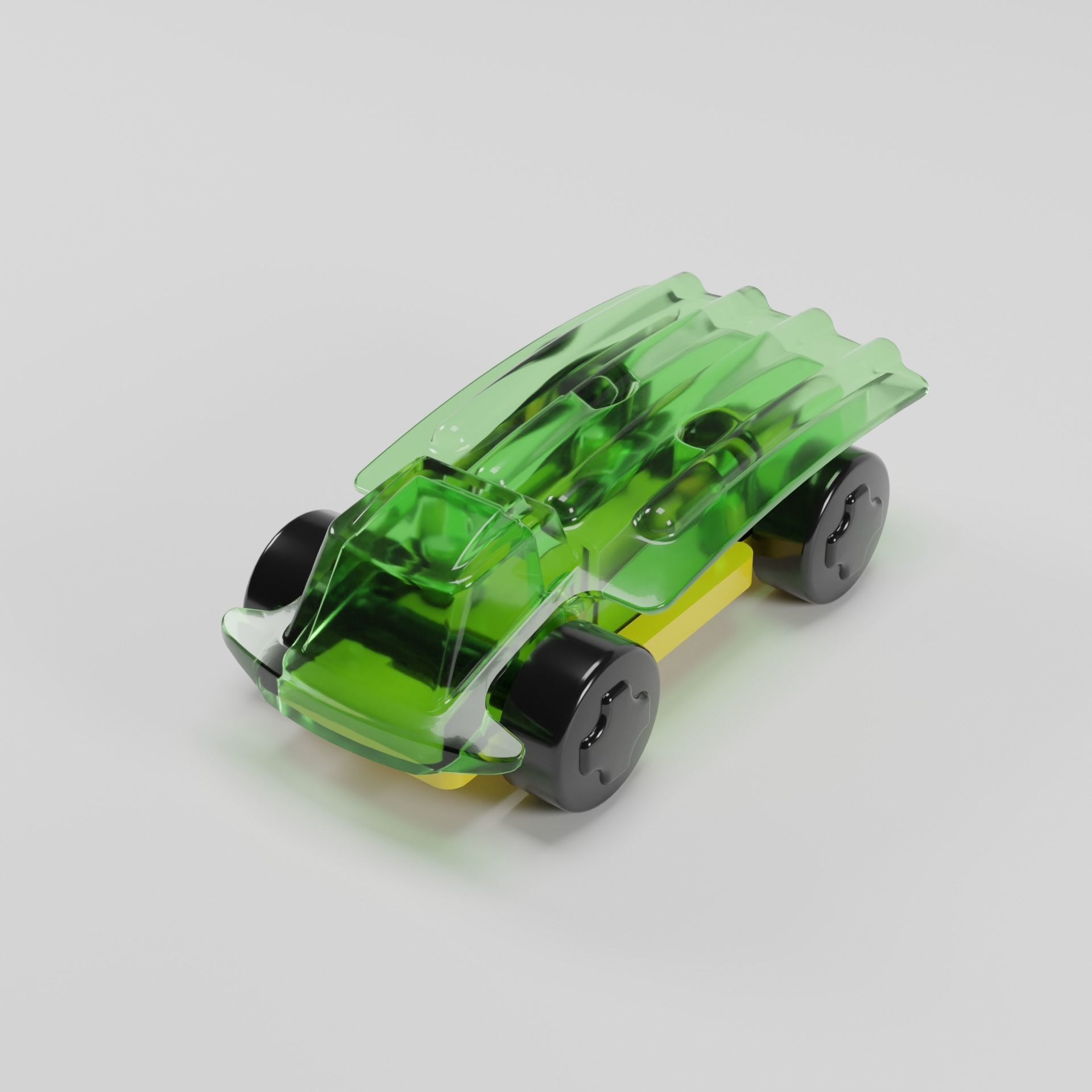 Plastic Toy Cars 3D model rigged | CGTrader
