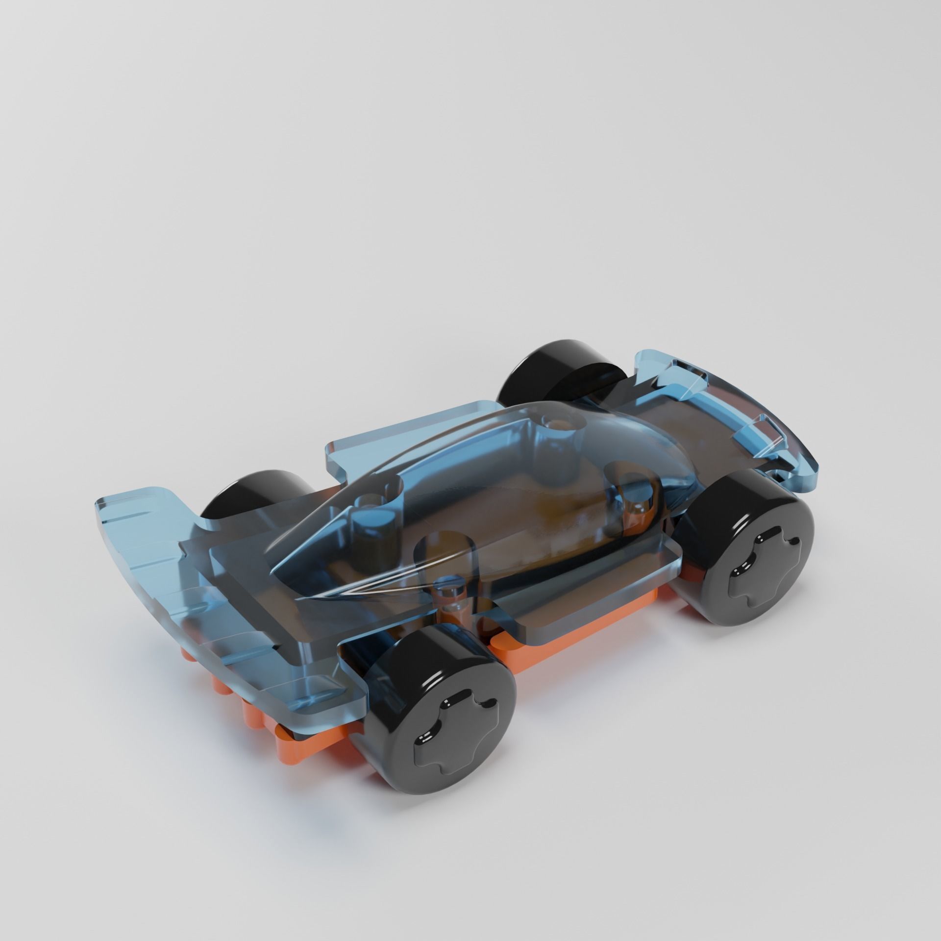 Plastic Toy Cars 3D model rigged | CGTrader