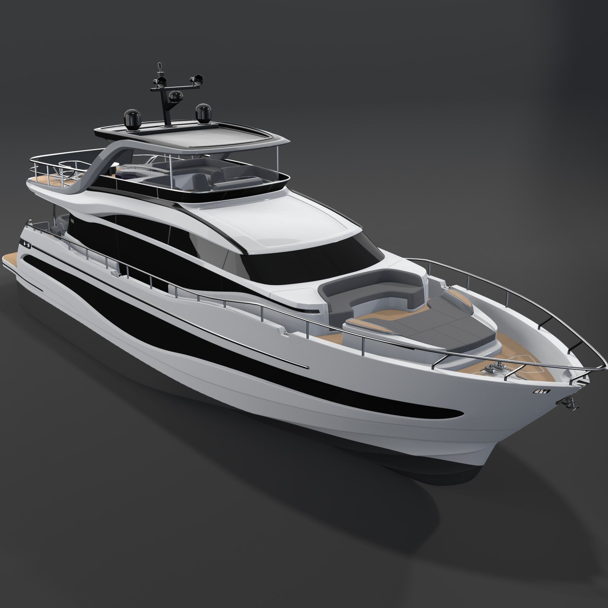 P Y85 Luxury Motor Yacht - Y Class model 3D model | CGTrader