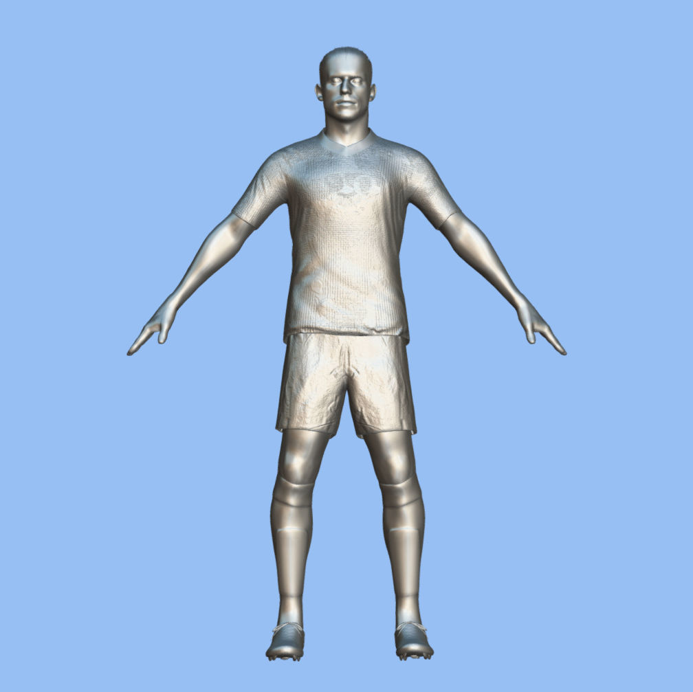 T-Pose Rigged Ruben Neves Al-Hilal 3D model animated rigged | CGTrader