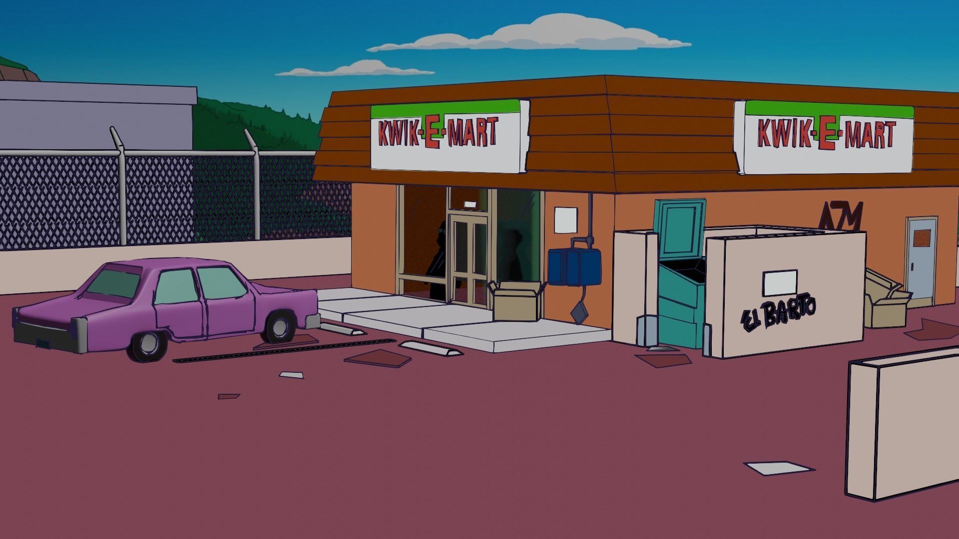 The Simpsons Family Car 3D model | CGTrader