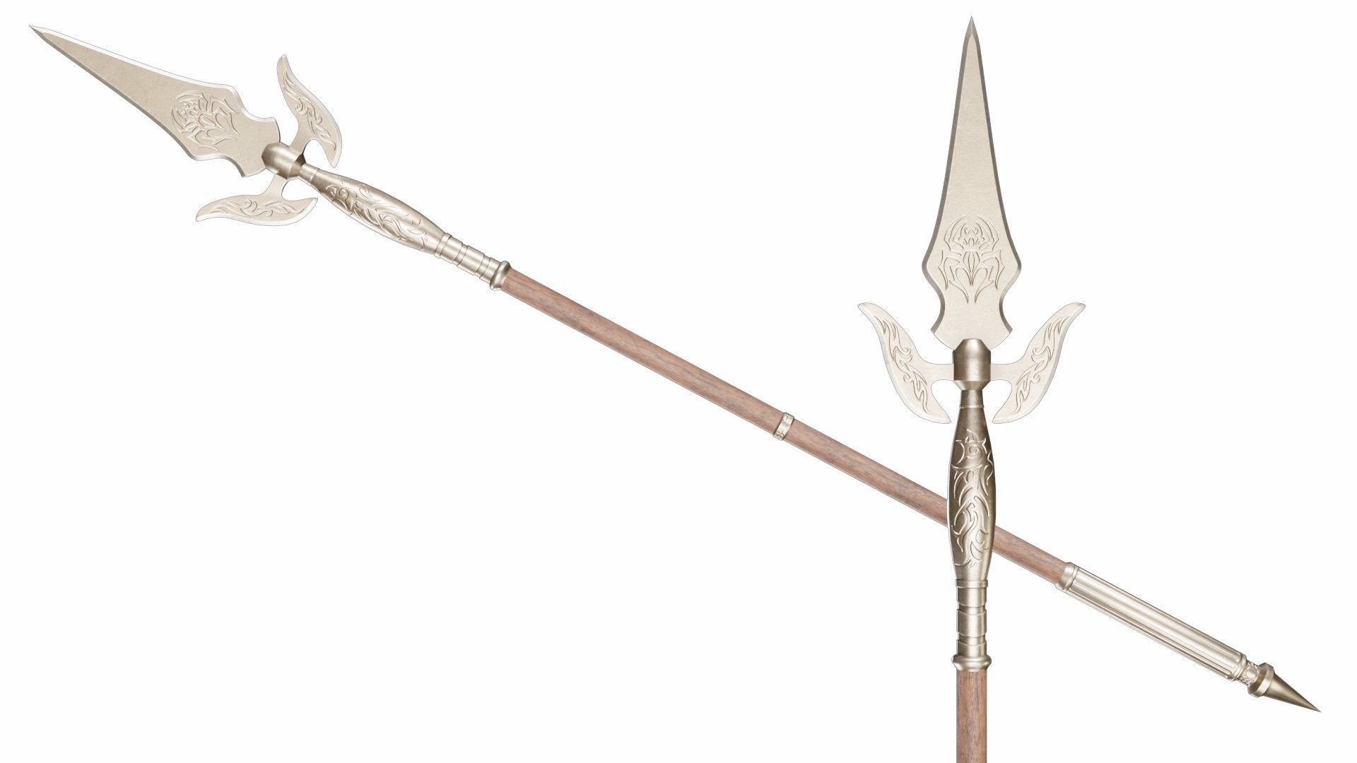 Collection of 10 fantasy spears 3D model | CGTrader