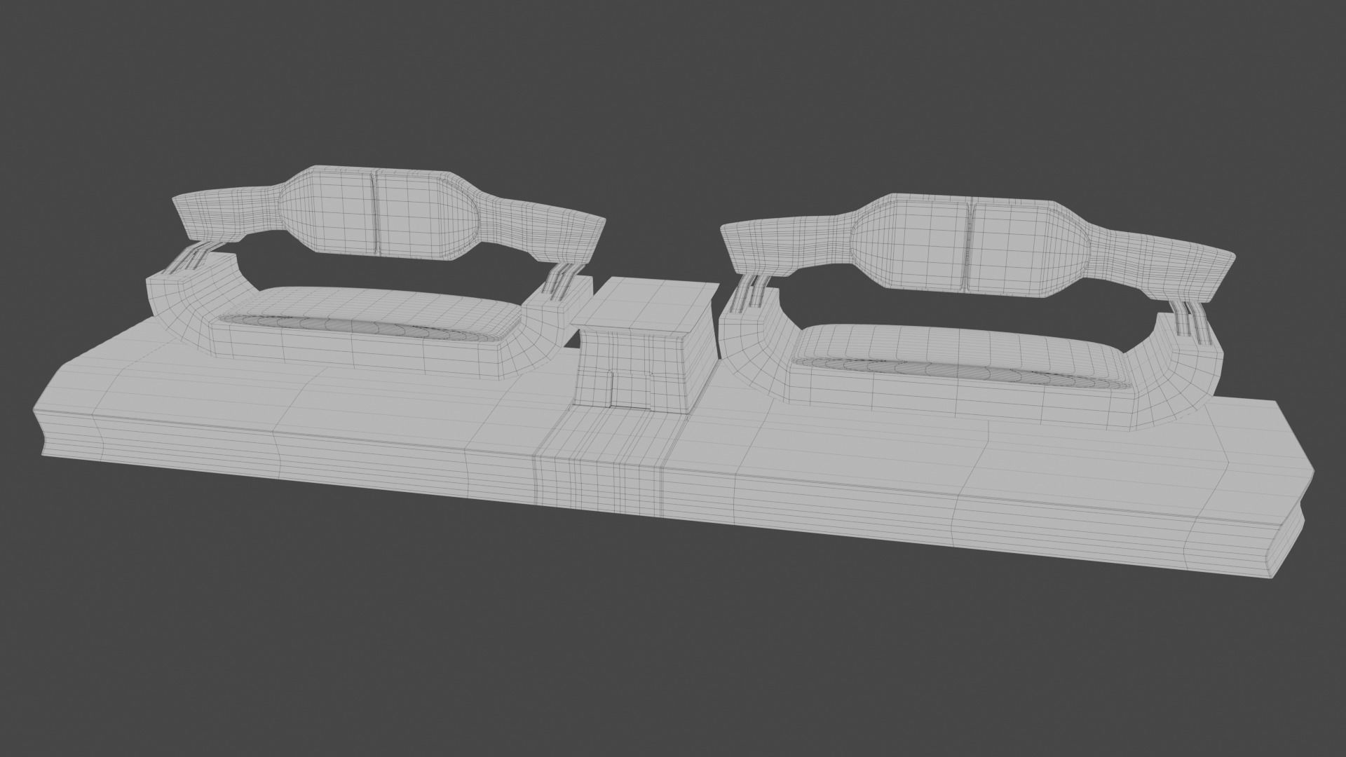 Office Desk Set with Sofa and Computer 3D model | CGTrader