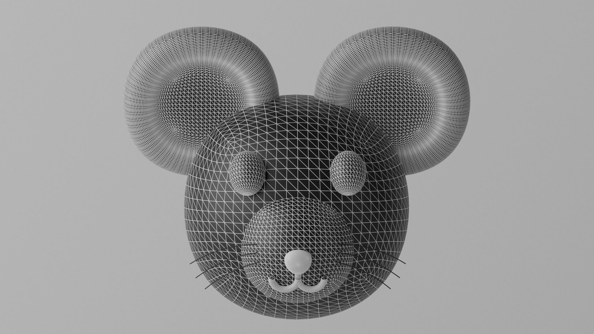 Cartoon Mouse Rat Head 3D model | CGTrader