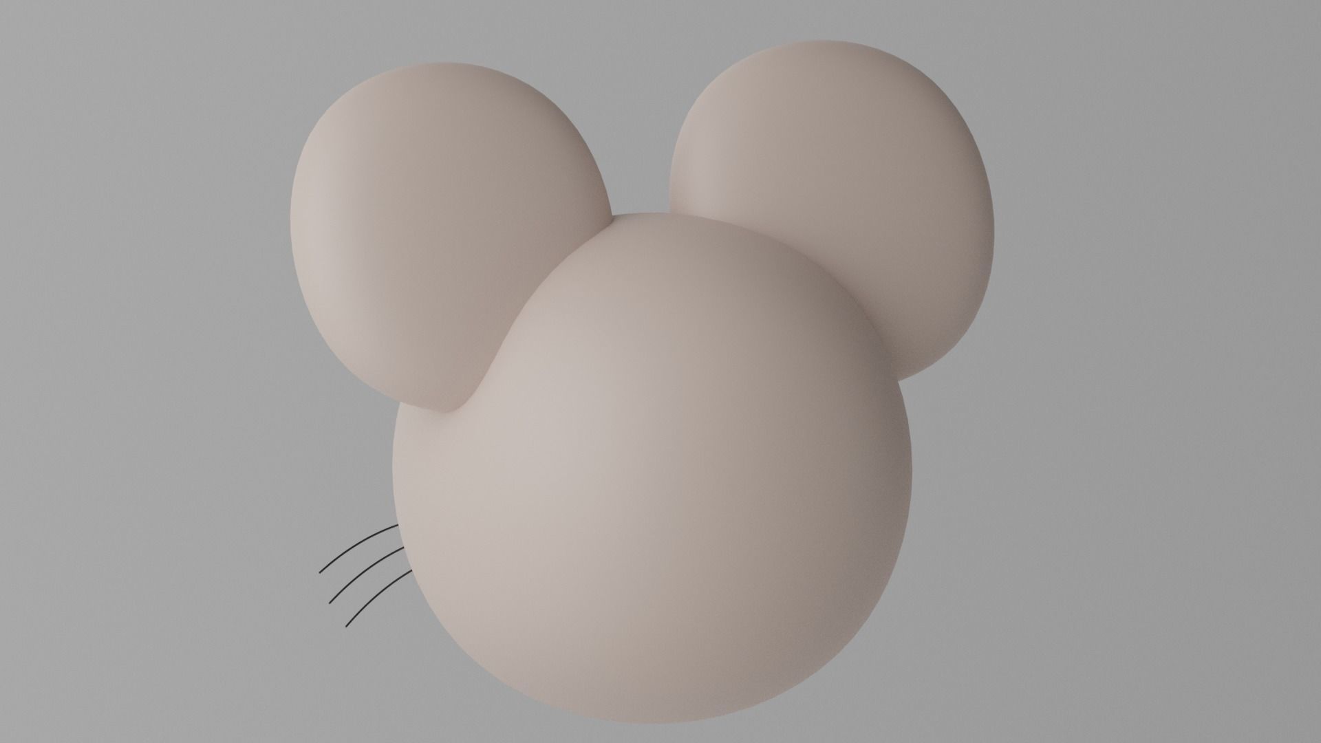 Cartoon Mouse Rat Head 3D model | CGTrader