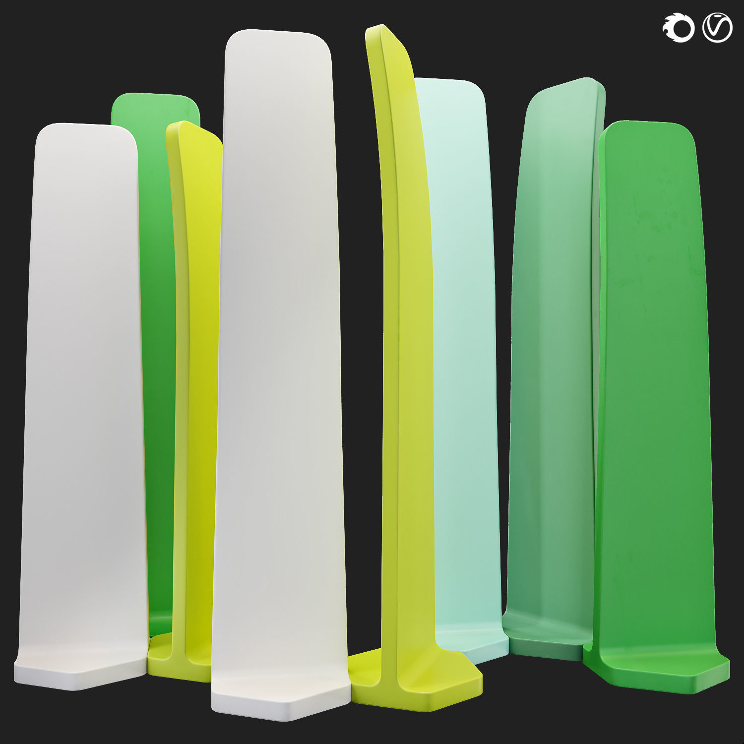 Plast Gradient 3D model | CGTrader