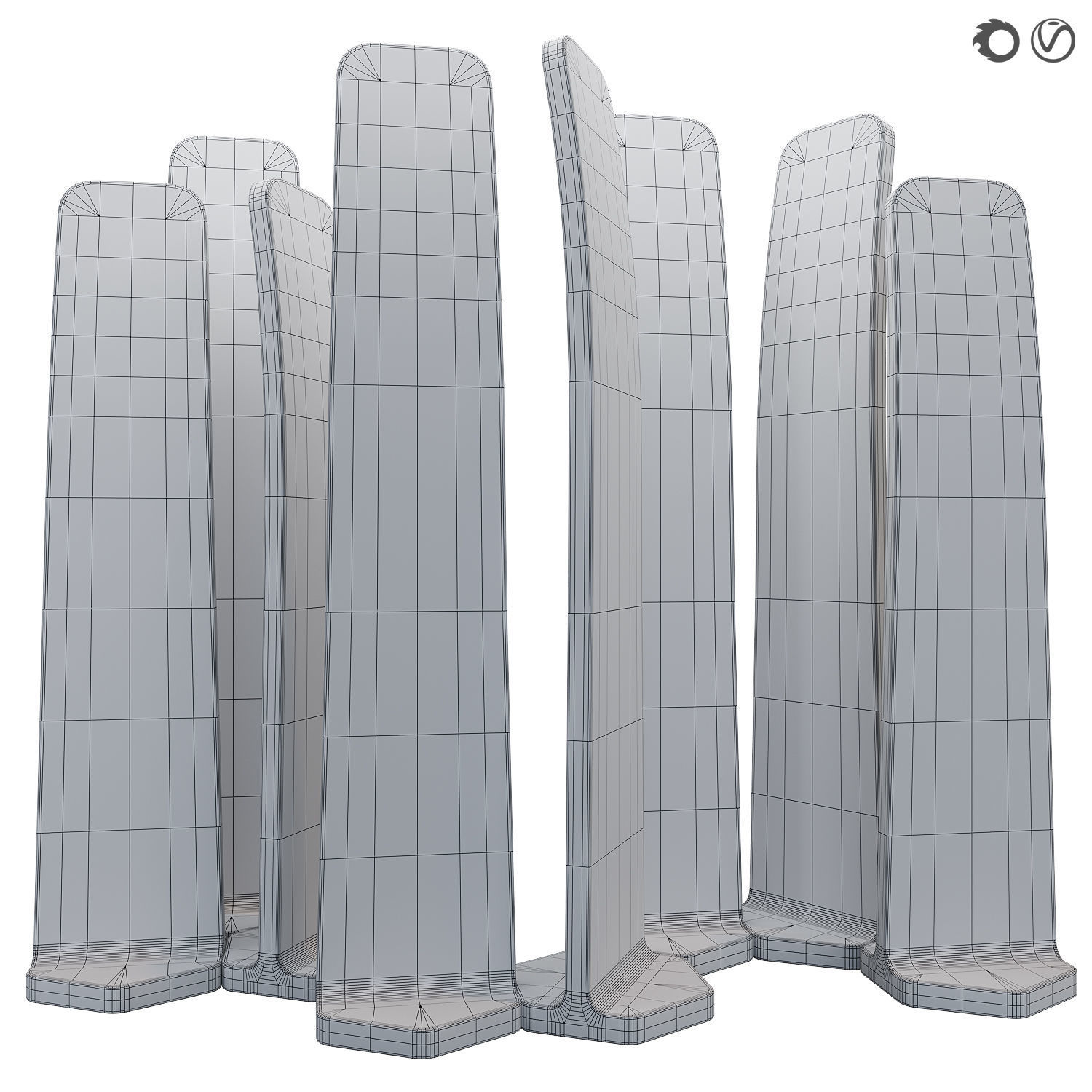 Plast Gradient 3D model | CGTrader