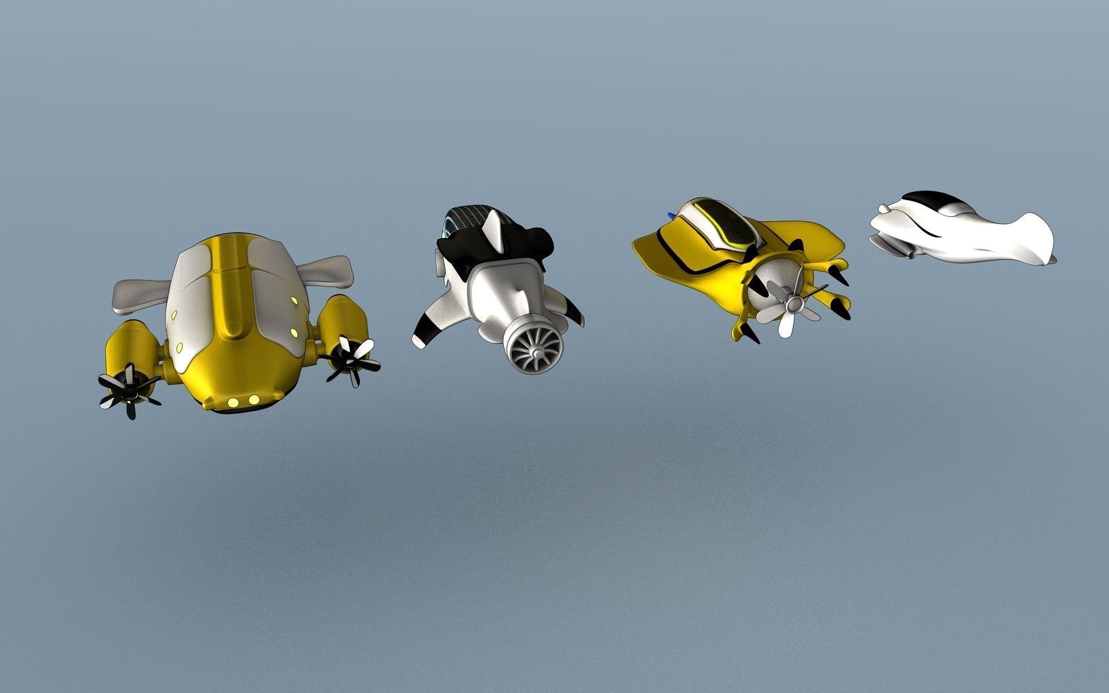 Mini Submarines 3D model | CGTrader