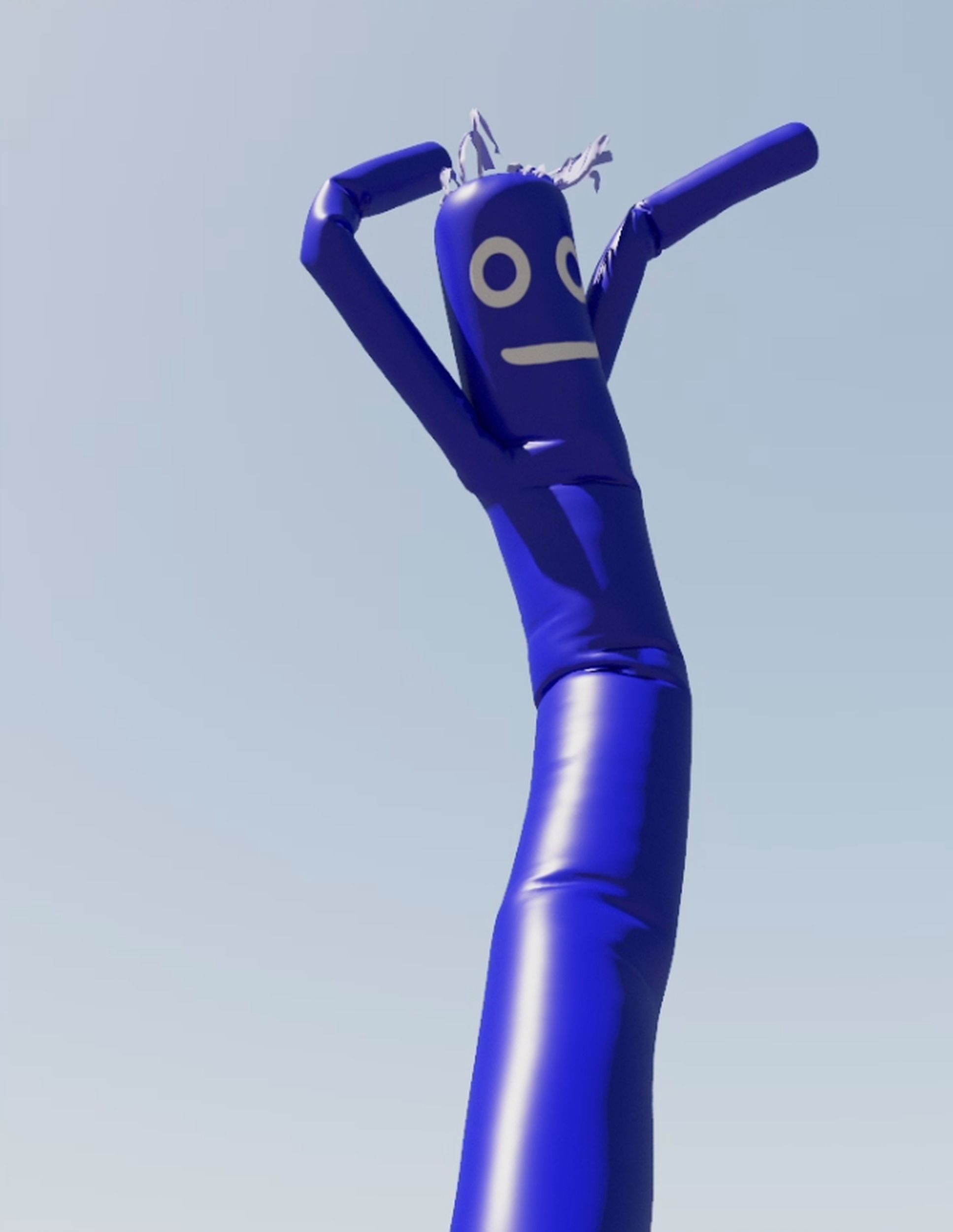inflatable man balloon ANIMATED 3D model animated | CGTrader