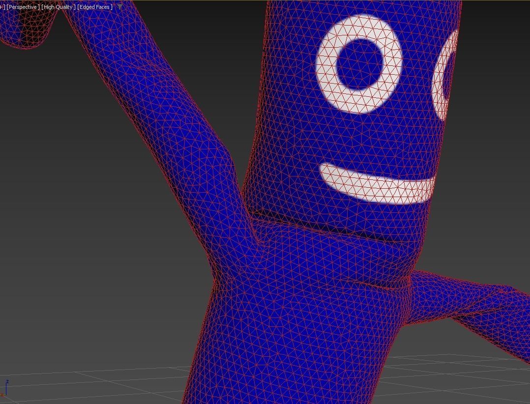 inflatable man balloon ANIMATED 3D model animated | CGTrader