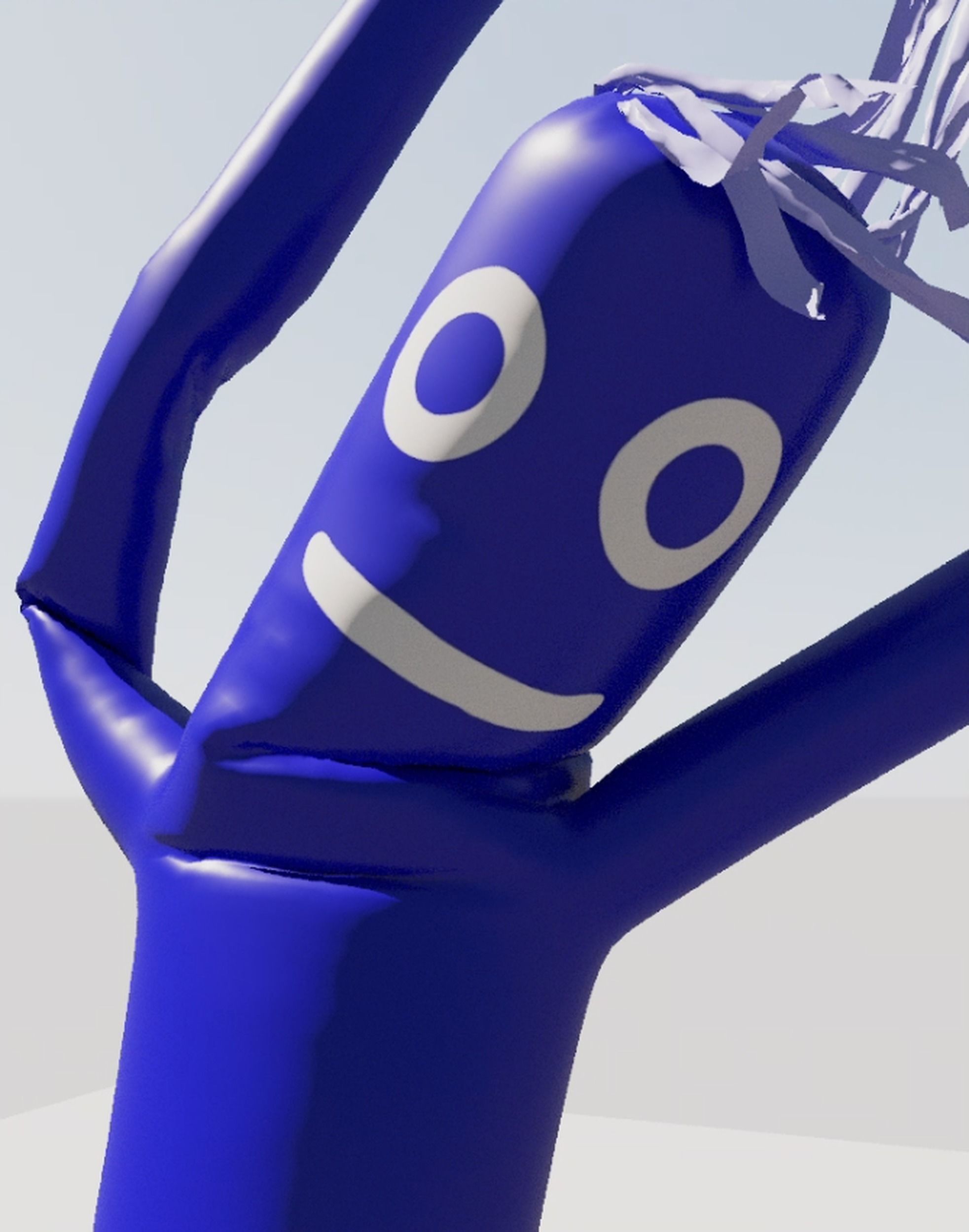 inflatable man balloon ANIMATED 3D model animated | CGTrader