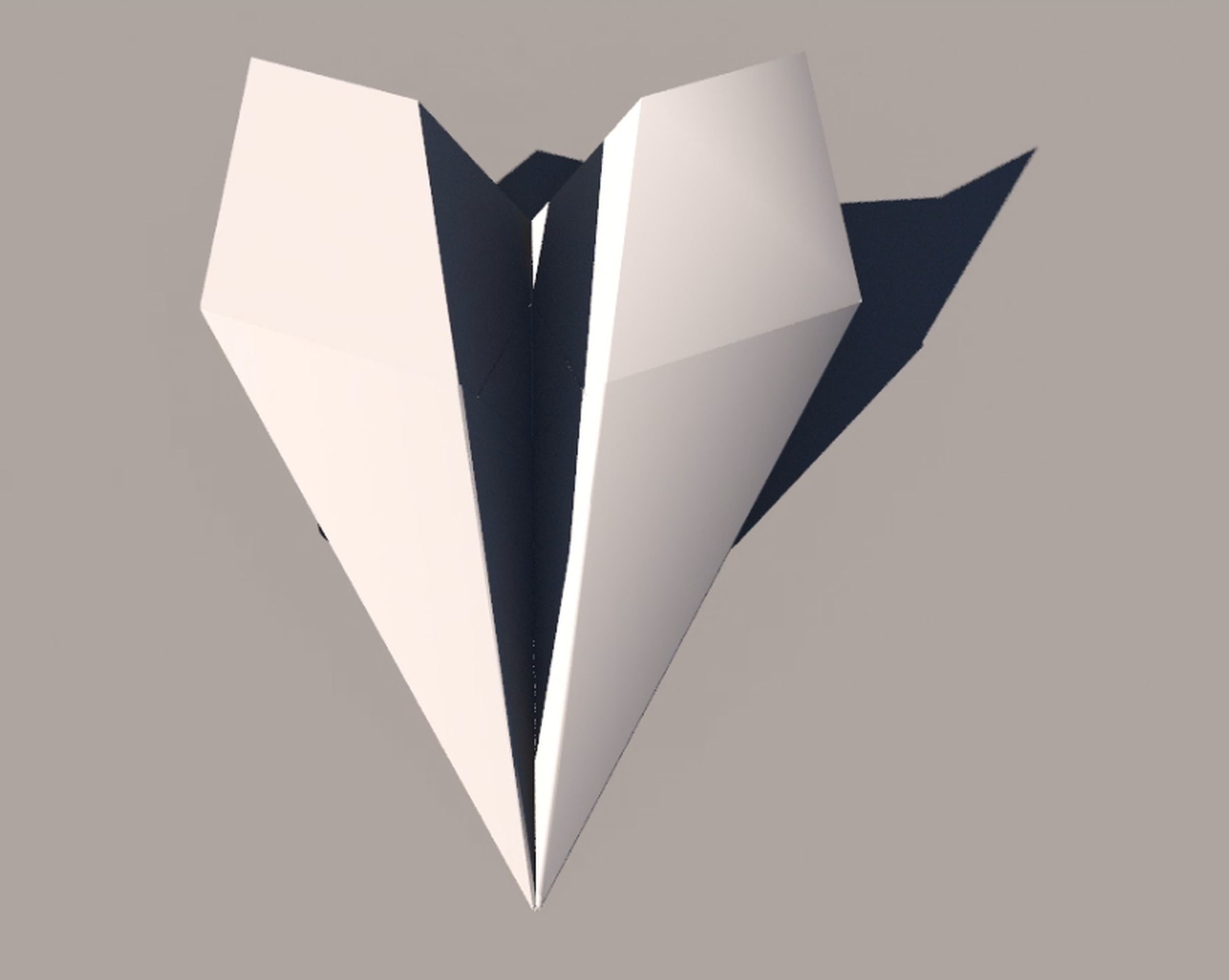 ANIMATED folding paperplane 3D model animated | CGTrader