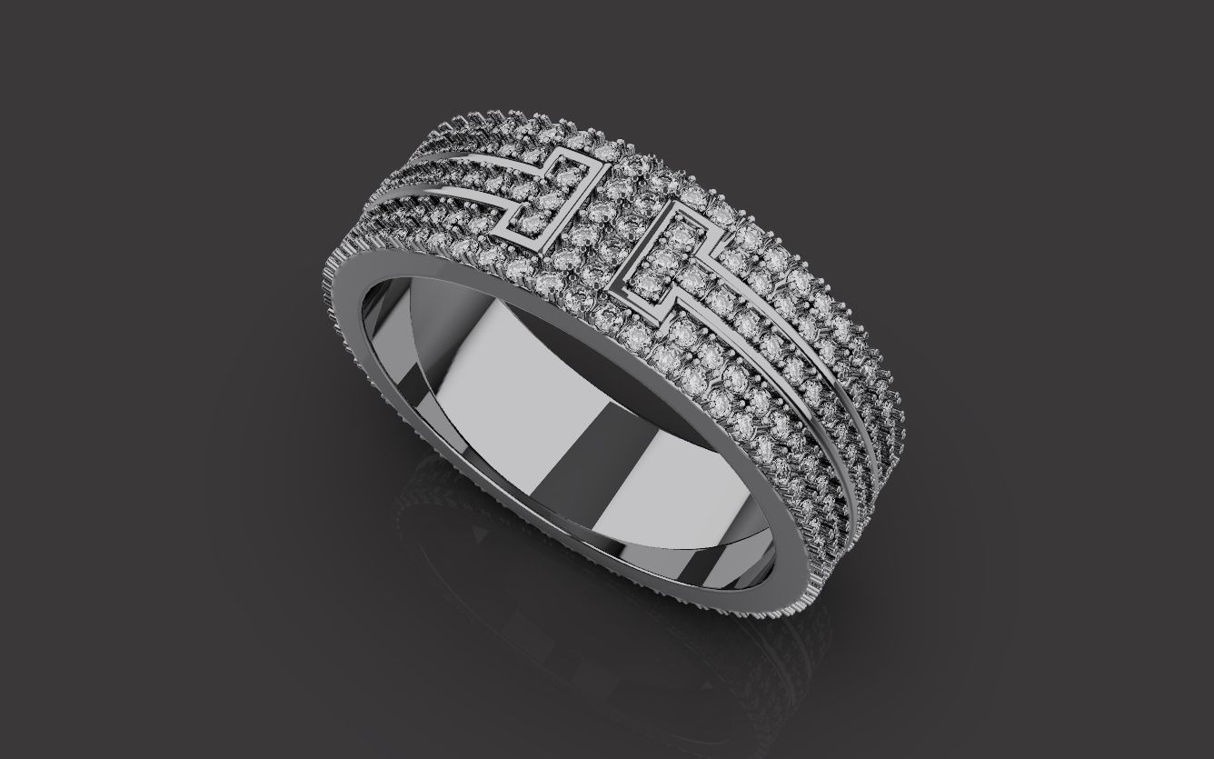 Tiffany Co T Rings 0070 3D model 3D printable | CGTrader
