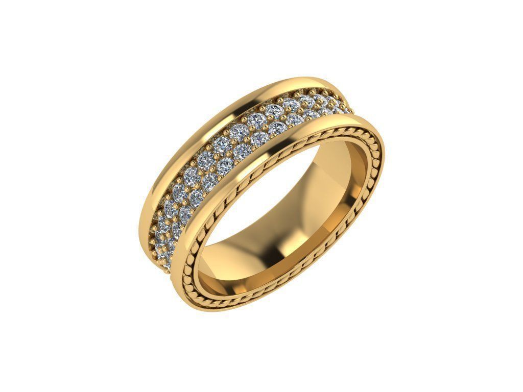 David Yurman Men Ring - 537 3D model 3D printable | CGTrader