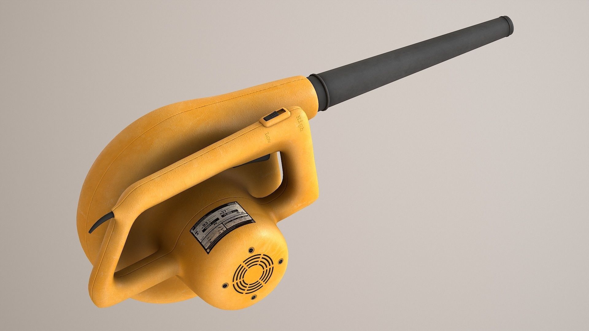 3D model Electric Blower VR / AR / low-poly | CGTrader