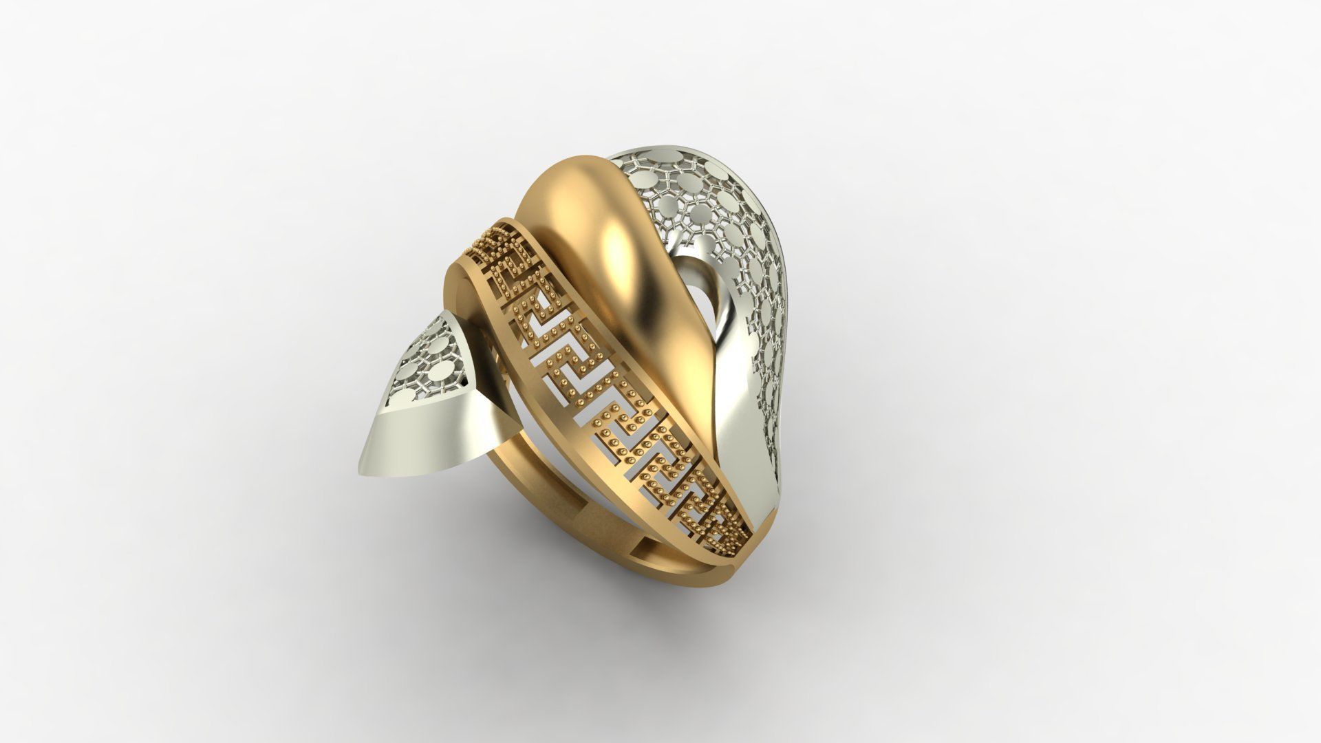 fusion ring 3D model 3D printable | CGTrader