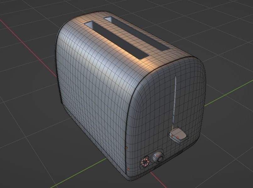 Electric Toaster 3D model | CGTrader