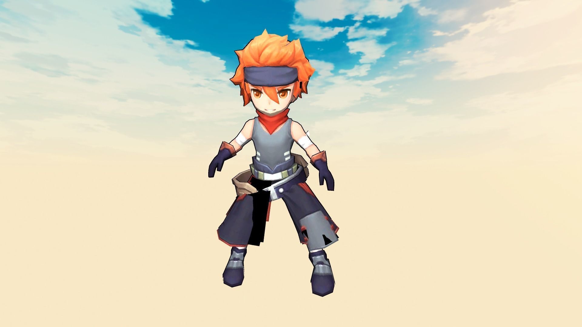 3D model Stylized Chibi Hero VR / AR / low-poly | CGTrader