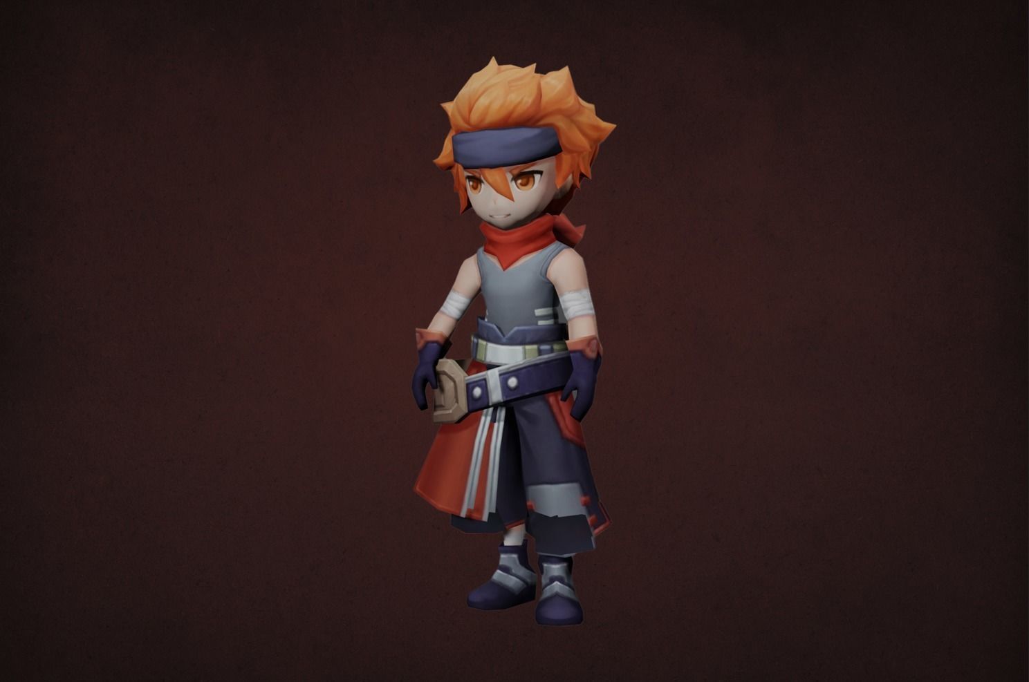 3D model Stylized Chibi Hero VR / AR / low-poly | CGTrader